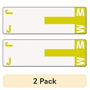 Smead A-Z Color-Coded Bar-Style End Tab Labels Letter O Blue 500/Roll ...