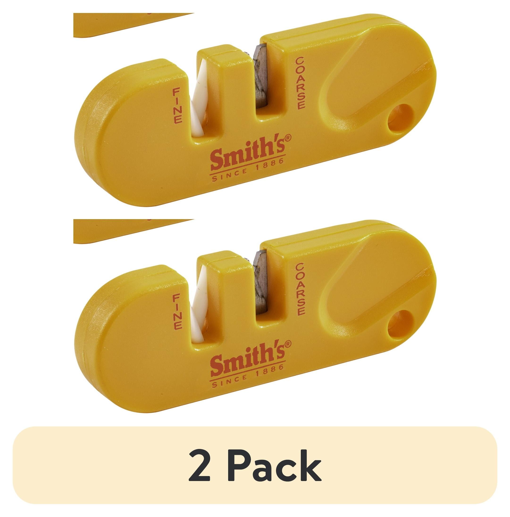 (2 pack) Smith’s 51459 Pocket Pal Knife Sharpener - 2-Pack - Orange ...