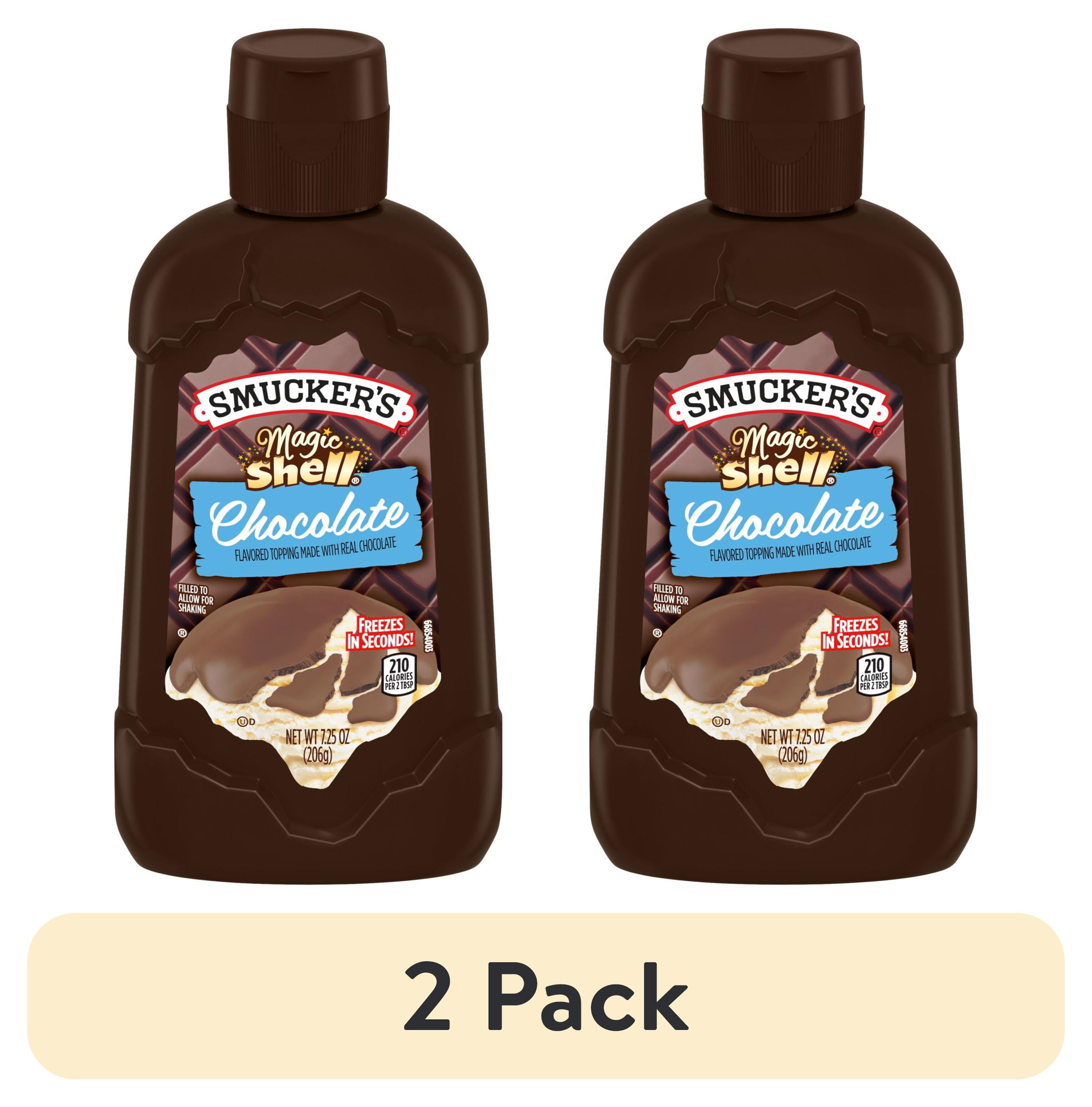 (2 pack) Smucker's Magic Shell Chocolate Flavored Topping, 7.25 ozs ...