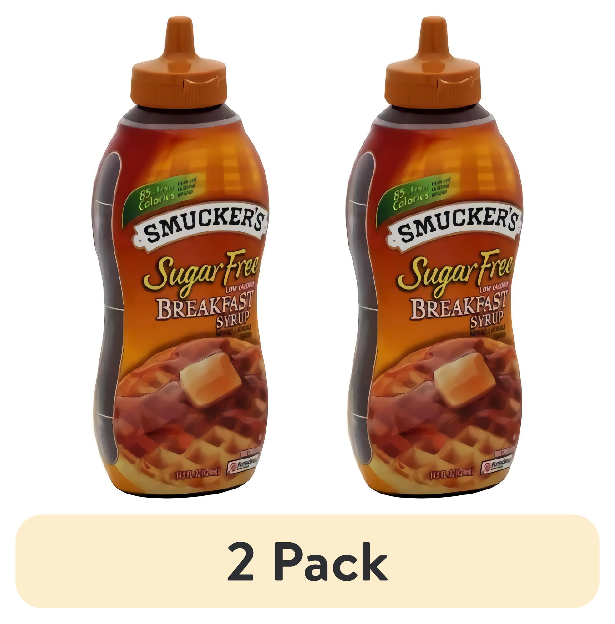 (2 pack) Smucker's Sugar Free Breakfast Syrup, 14.5 Oz (Pack of 6 ...