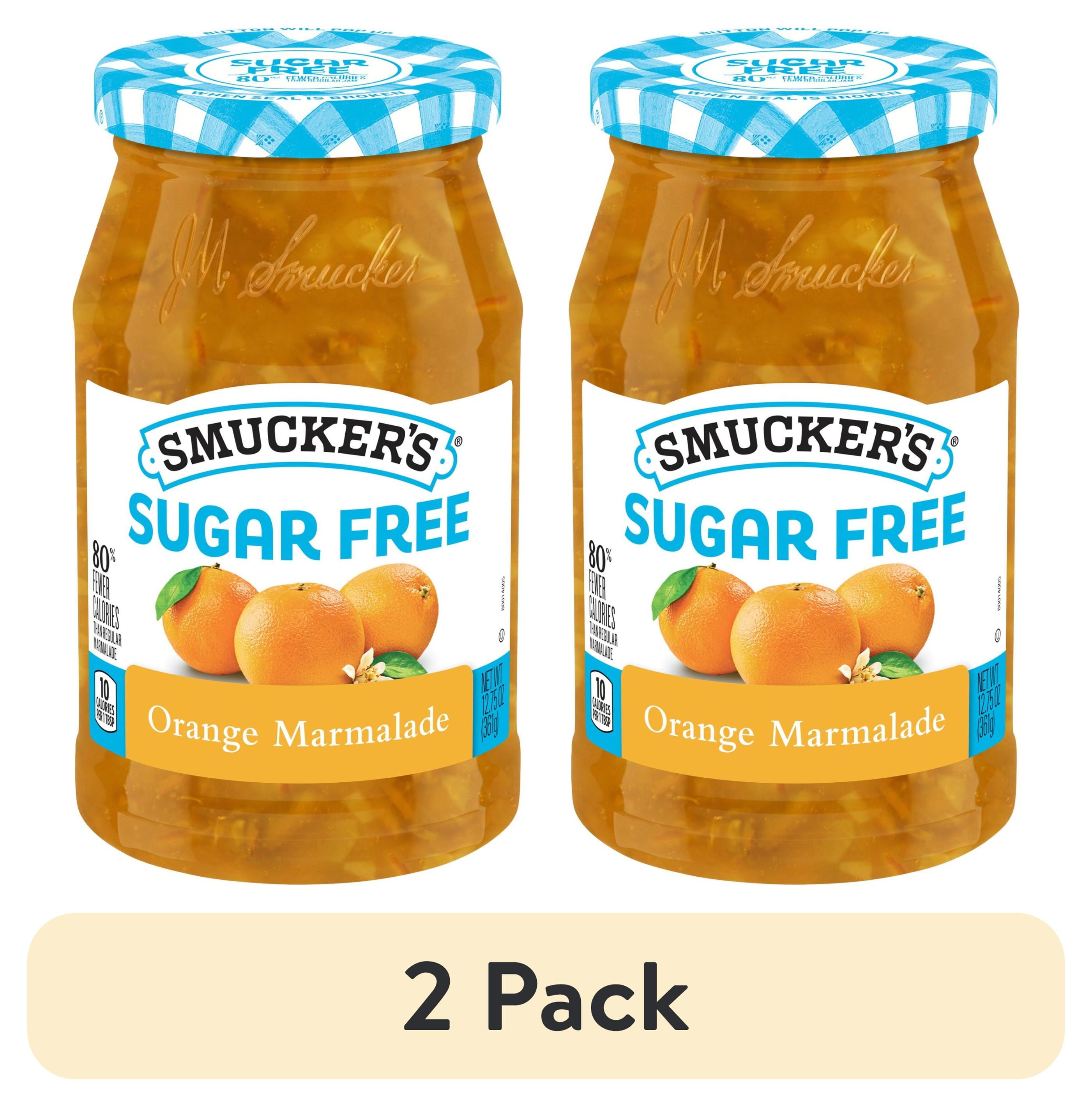 (2 pack) Smucker's Sugar Free Orange Marmalade, 12.75 ozs - Walmart.com