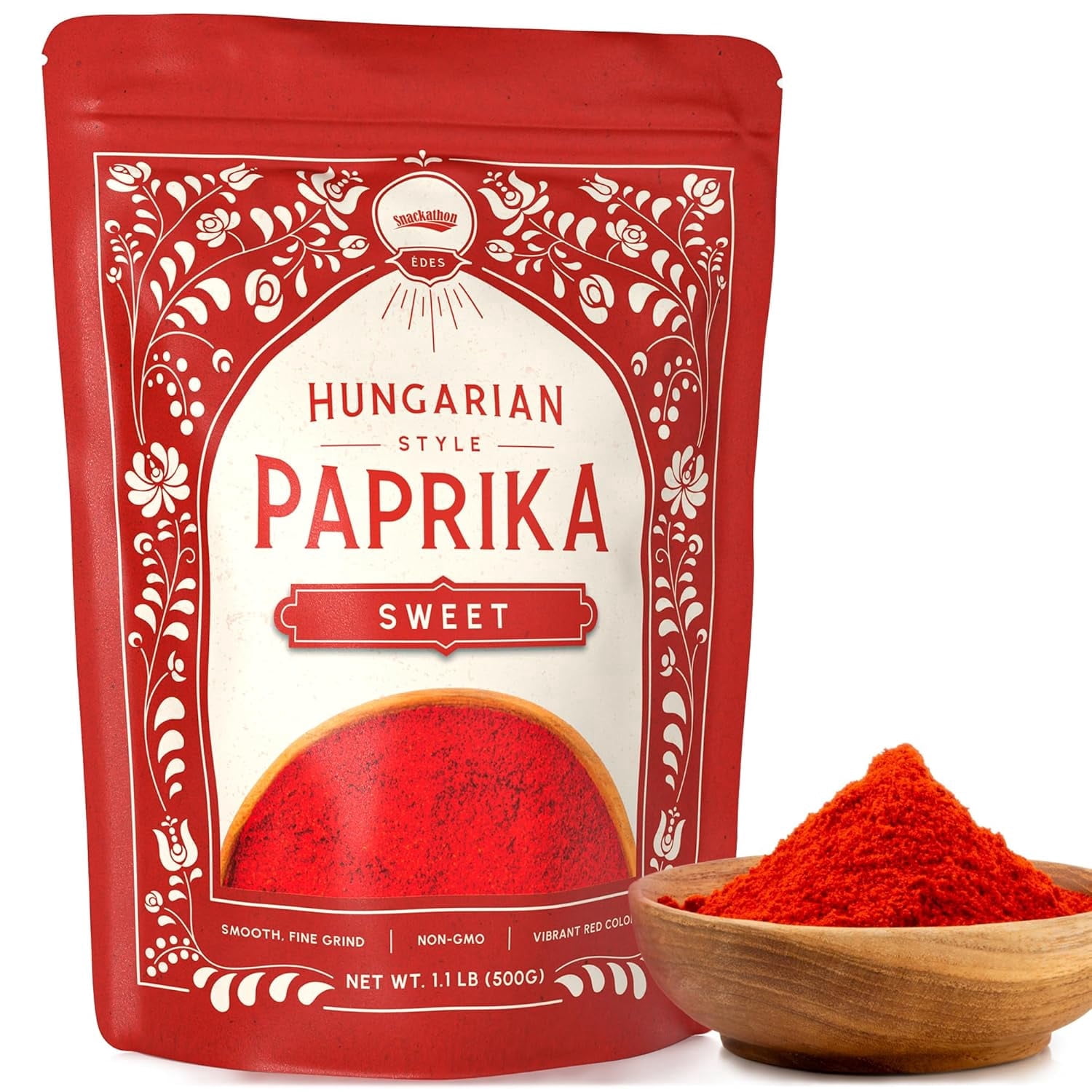 (2 pack) Snackathon Sweet Hungarian Style Paprika, 1.1 LB (500g) Bulk ...