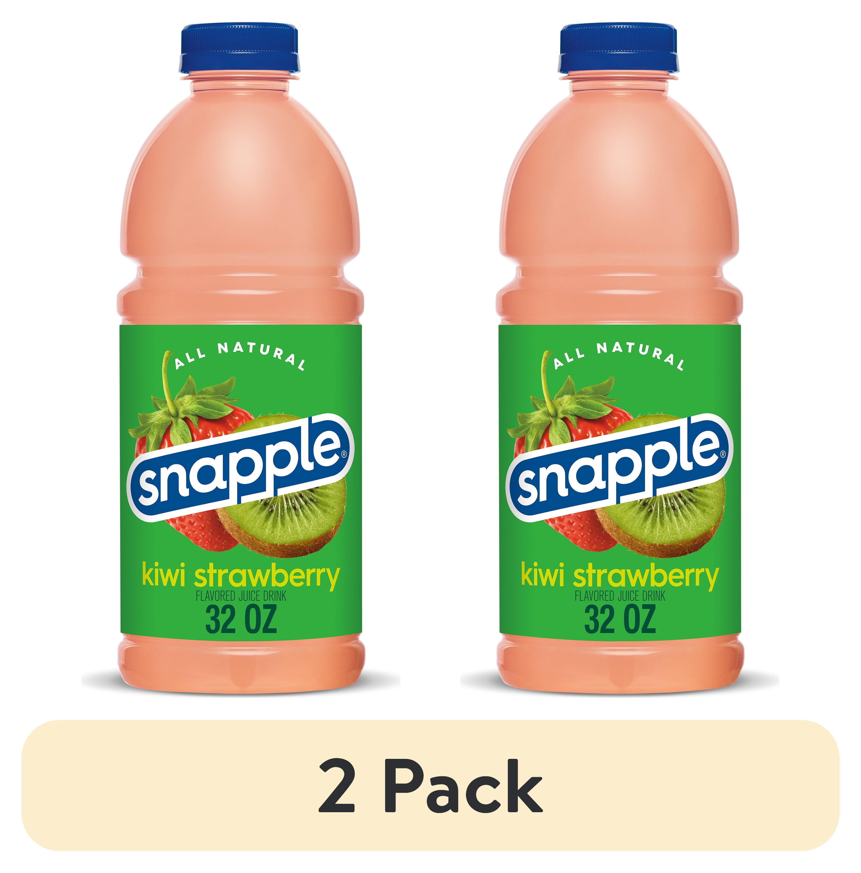 (2 pack) Snapple Kiwi Strawberry, 32 fl oz - Walmart.com