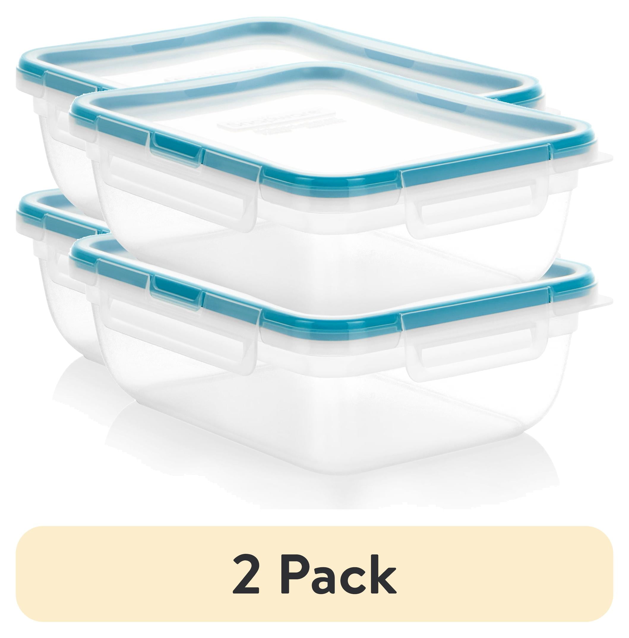 (2 pack) Snapware® Total Solution® 8.5-cup Rectangular Plastic ...