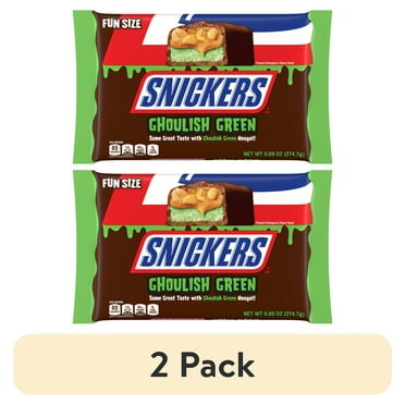Snickers Pumpkins Chocolate Halloween Candy Bars, Share Size - 2.2 oz ...