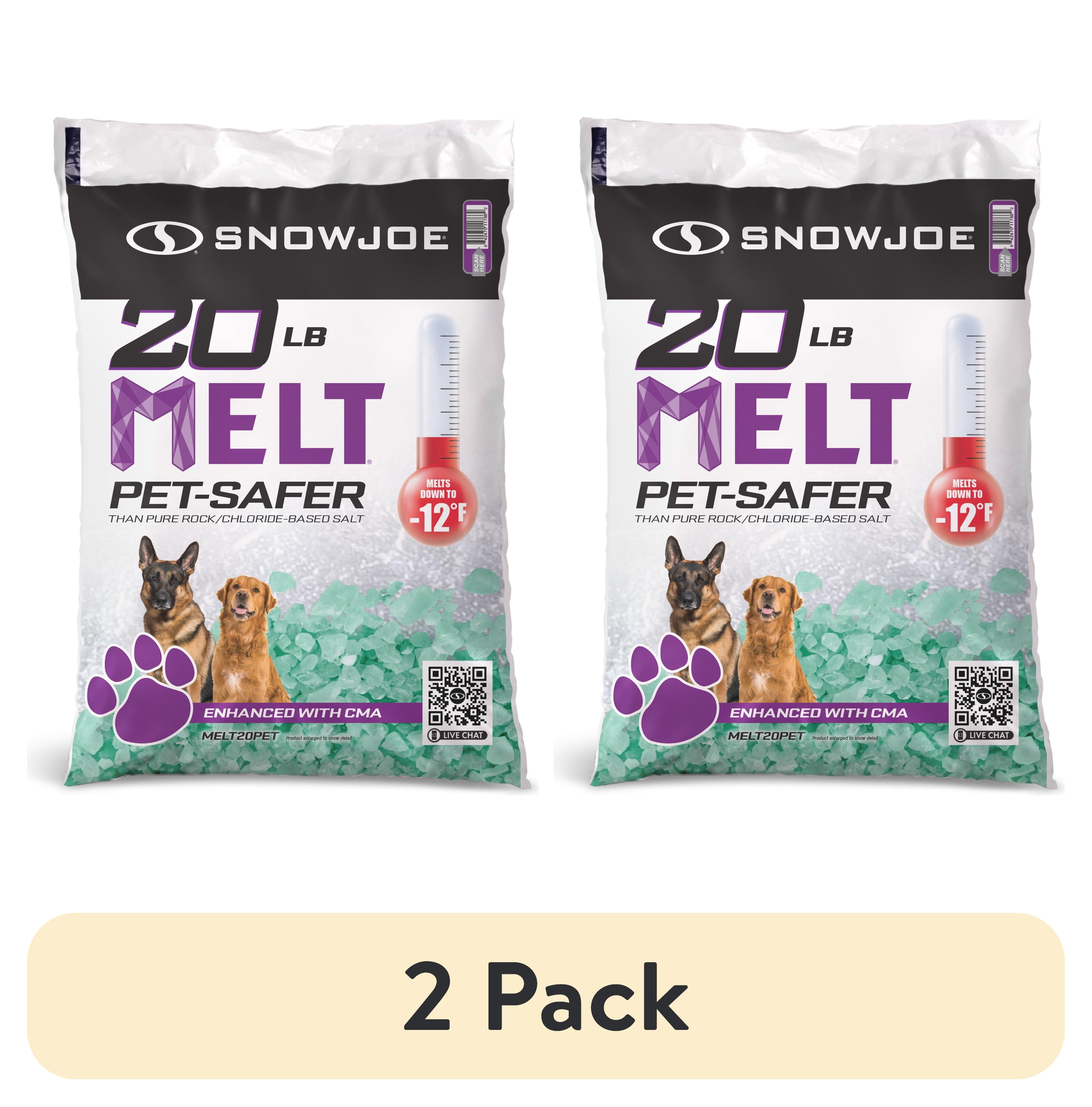 (2 pack) Snow Joe Fast-Acting Ice Melt Blend, Safe for Concrete and ...