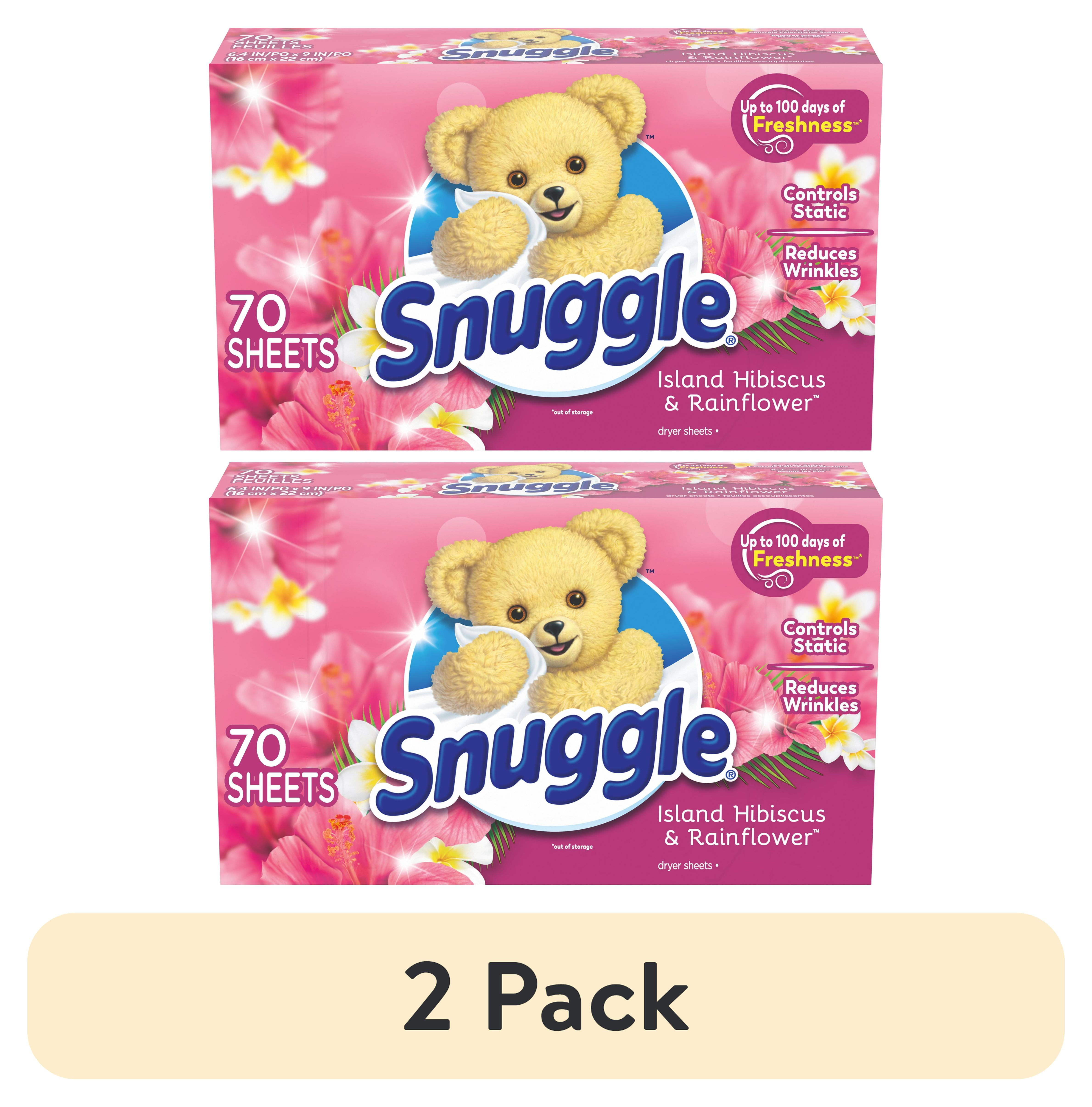 (2 pack) Snuggle Exhilarations Fabric Softener Sheets, Island Hibiscus ...