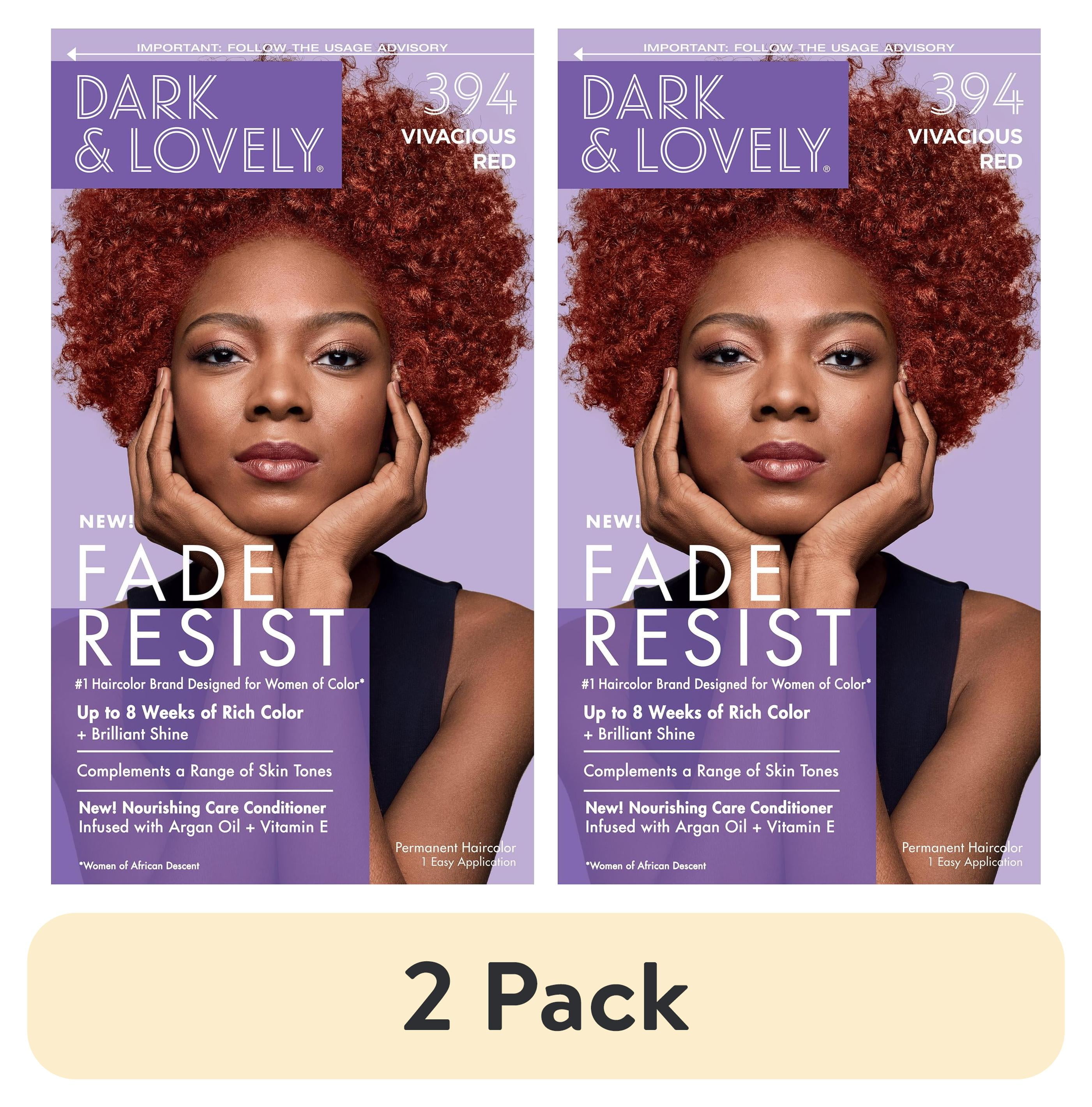 (2 pack) SoftSheen-Carson Dark & Lovely Fade Resist Hair Color, 394 ...