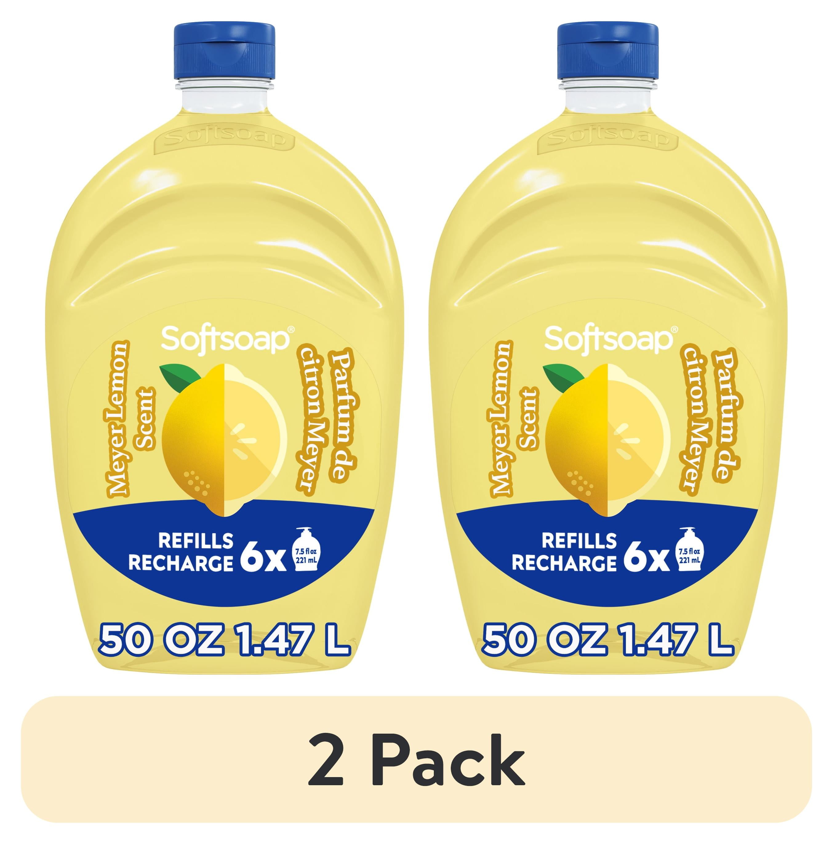 (2 pack) Softsoap Limited Edition Liquid Hand Soap Refill, Meyer Lemon ...