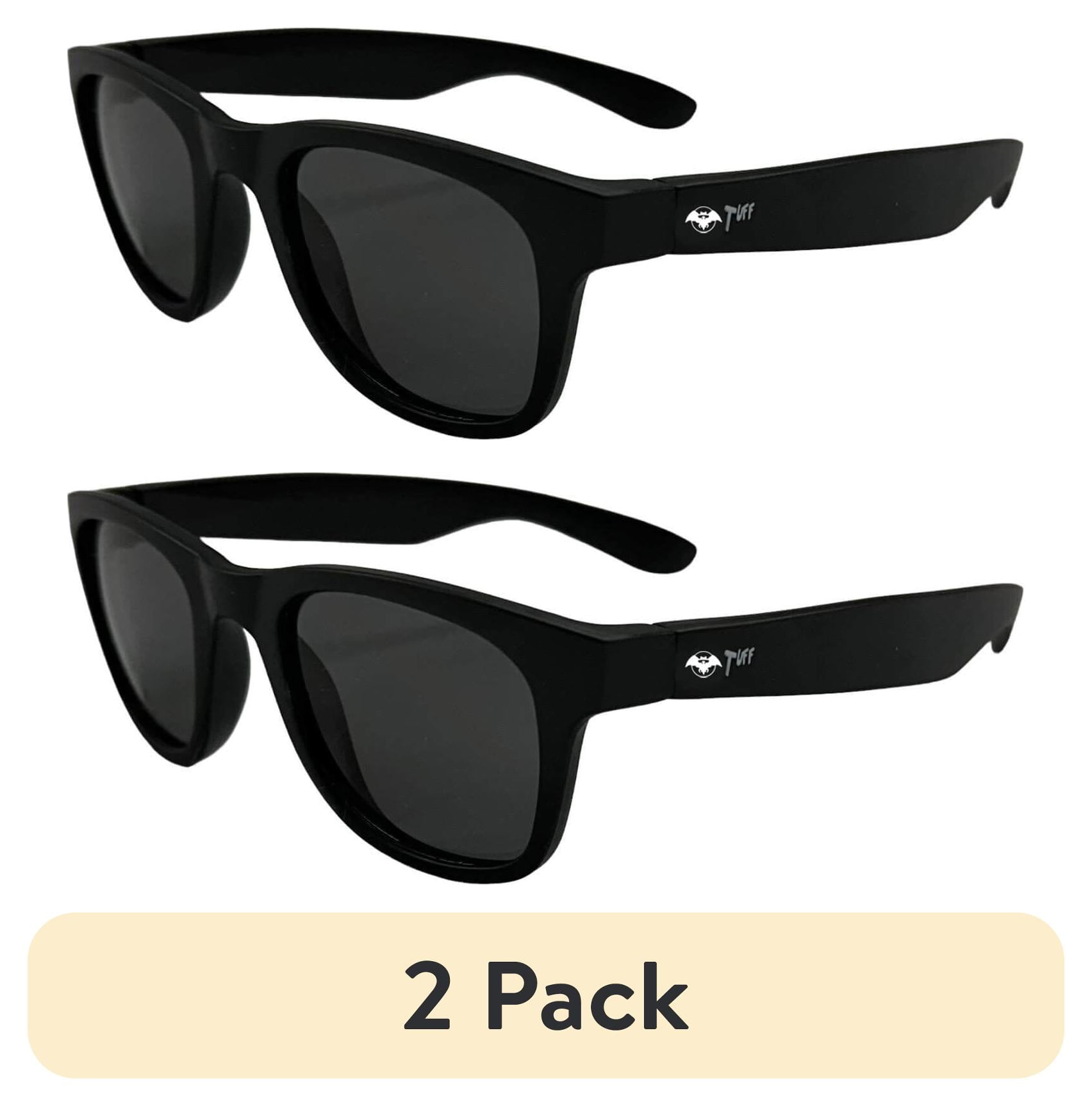 Solar Bat TUFF Kids Polarized Sunglasses, Unisex, Black, UV Protection ...