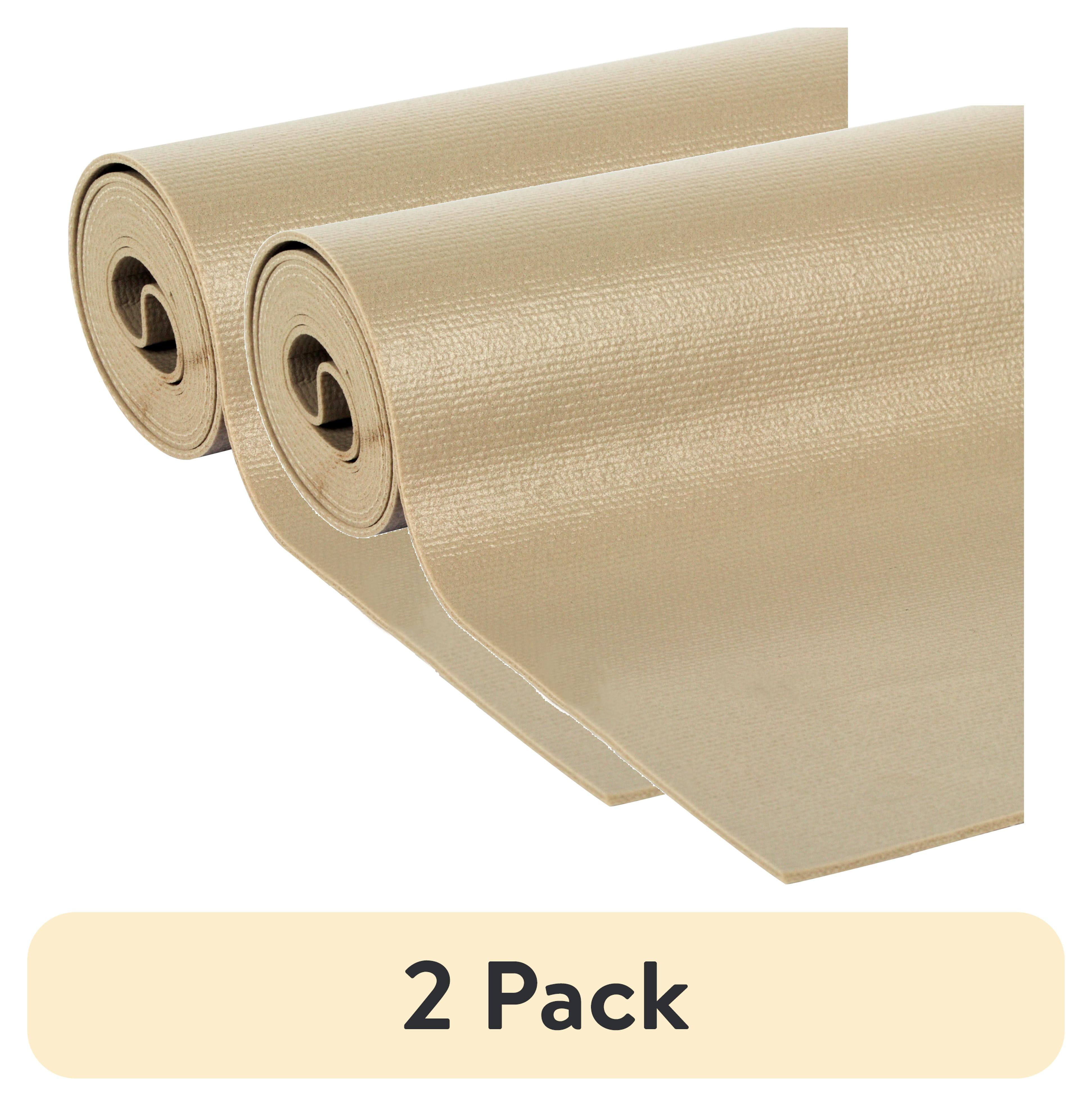 (2 pack) Solid Grip Shelf Liner with Clorox, Taupe, 20 in x 6 ft Roll ...