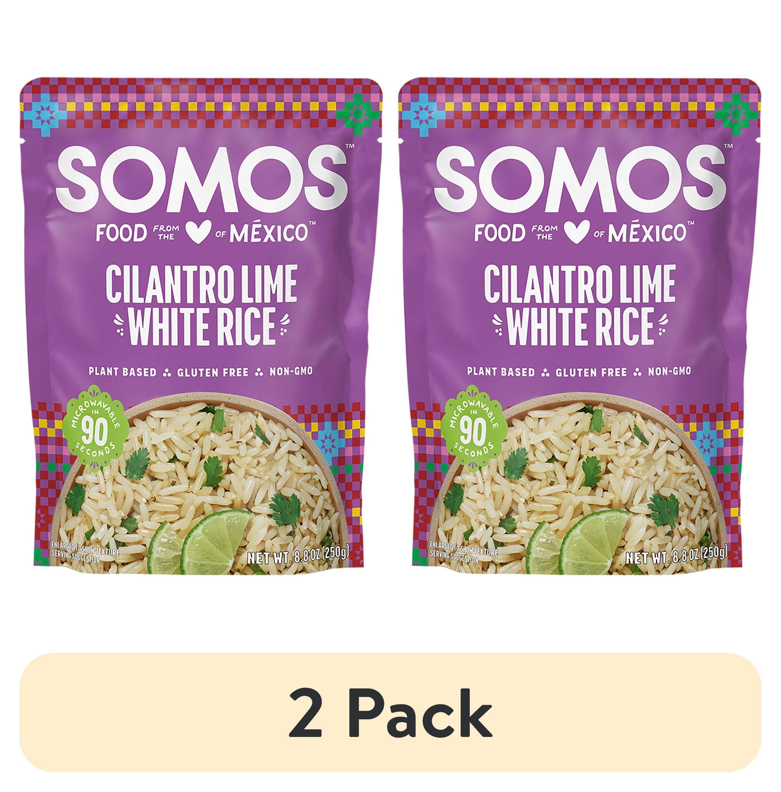 (2 pack) Somos Cilantro Lime White Rice, 8.8 oz Pouch - Walmart.com