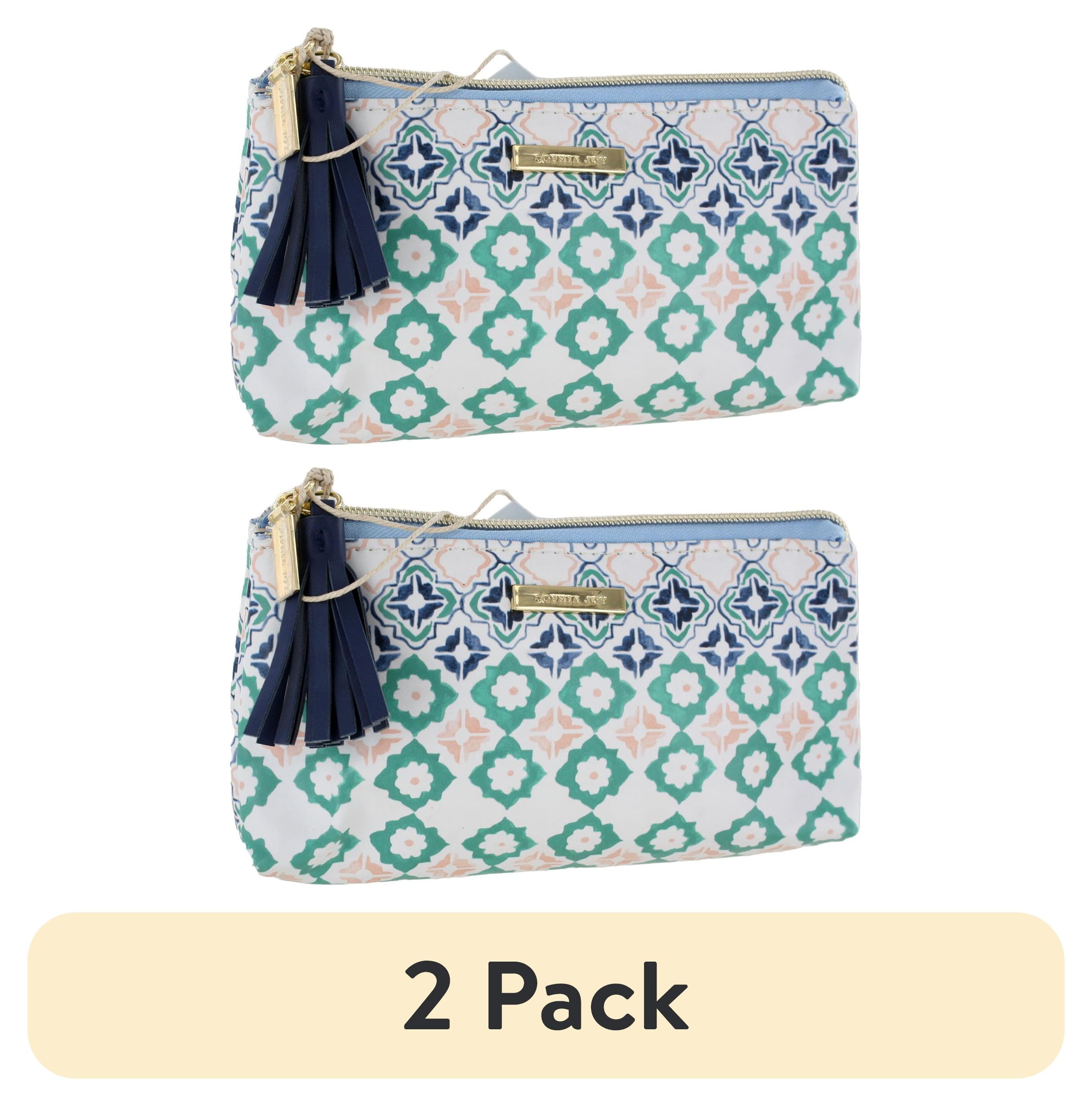 (2 pack) Sophia Joy Zippered Purse Kit Organizer - Walmart.com