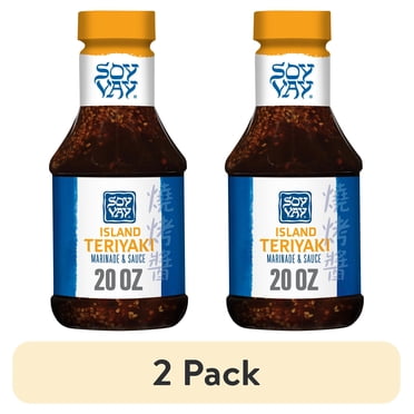 Soy Vay Island Teriyaki Marinade & Sauce 20 Ounce Bottle (Pack of 4 ...