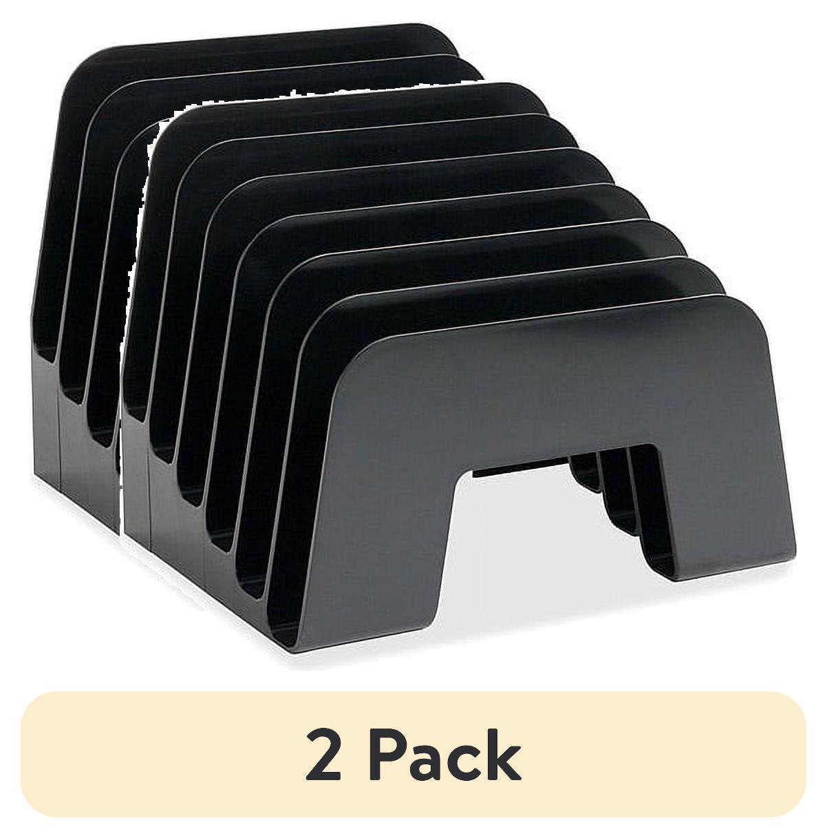 (2 pack) Sparco 6-Compartment Incline Desk Sorter - Walmart.com