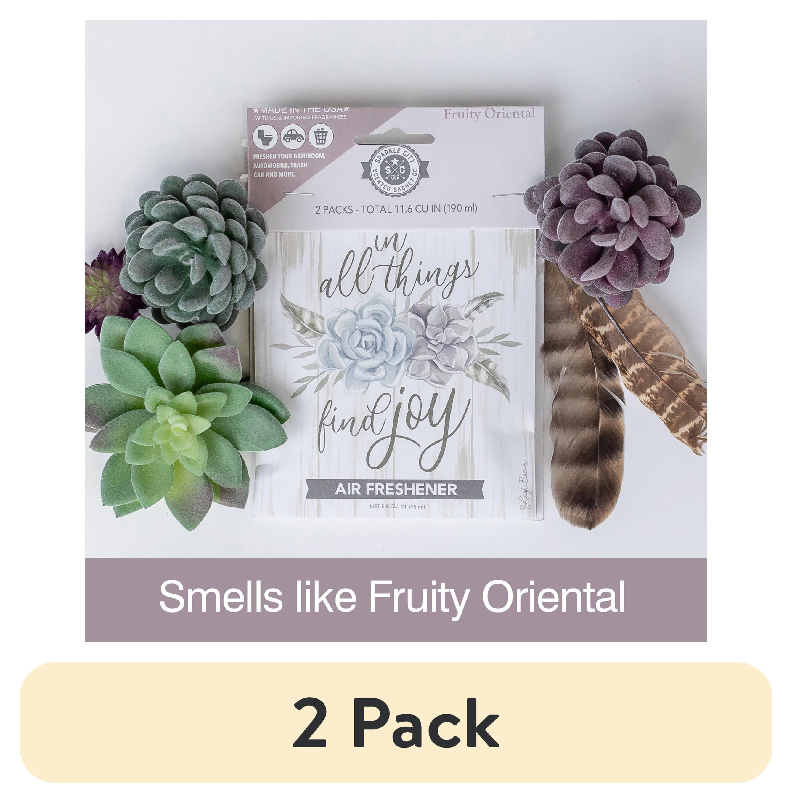 (2 pack) Sparkle City Scented Sachet 2 Pack, In All Things Find Joy ...