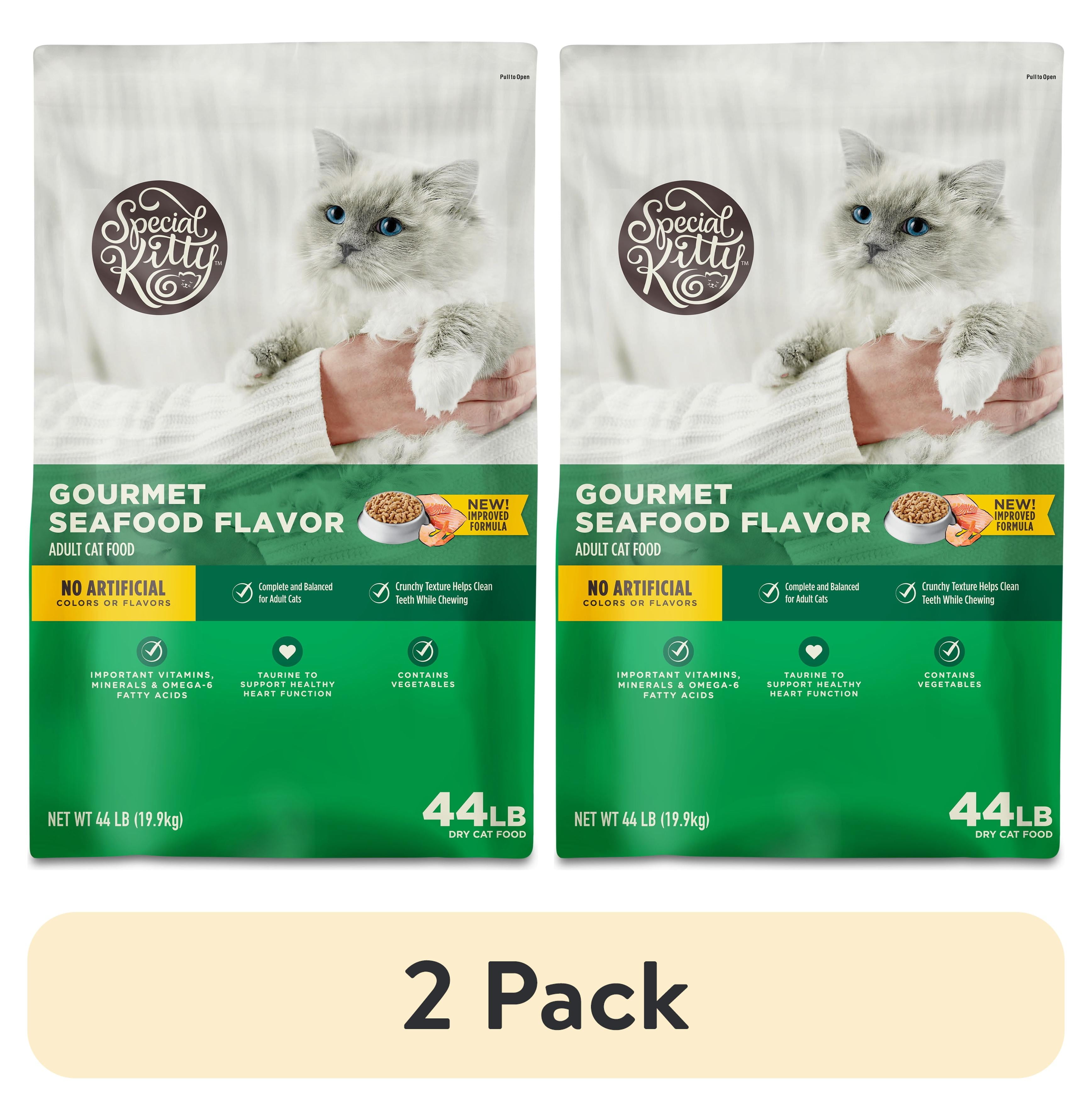 (2 pack) Special Kitty Gourmet Formula Seafood Blend Flavor Dry Cat ...
