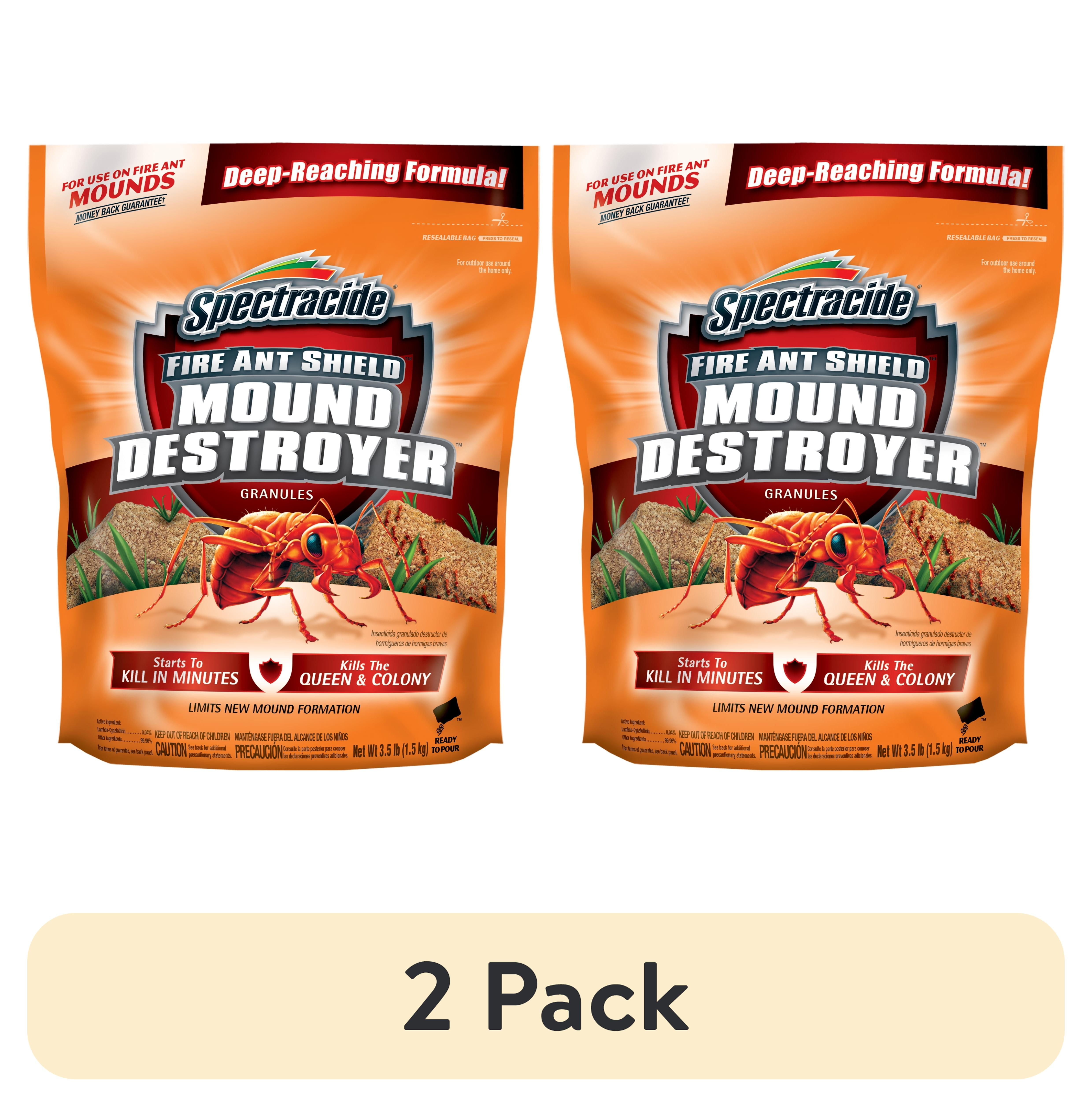(2 pack) Spectracide Fire Ant Shield Mound Destroyer Granules, Kills ...