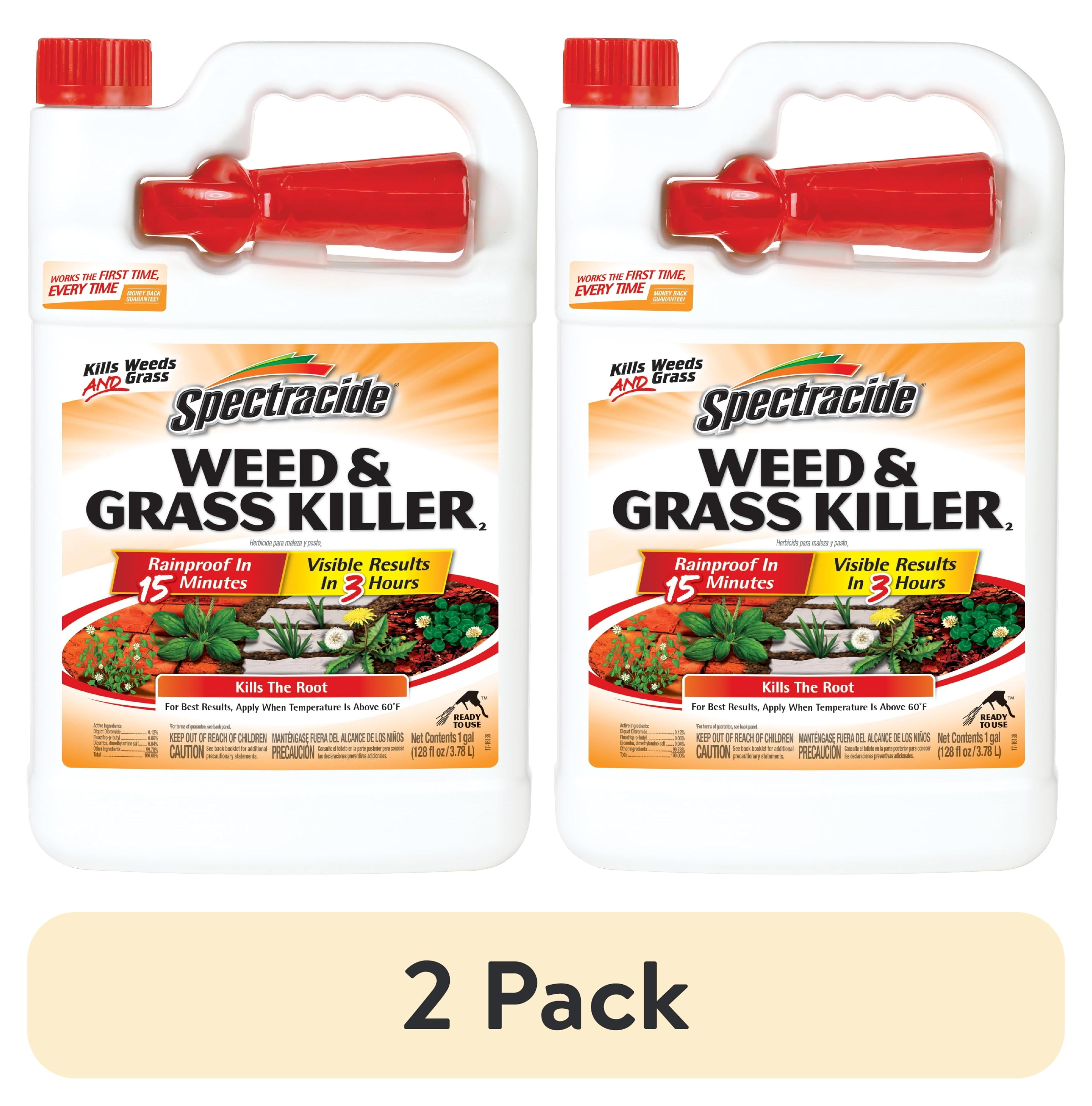 (2 pack) Spectracide Weed & Grass Killer, Ready-to-Use, Kills Weeds and ...