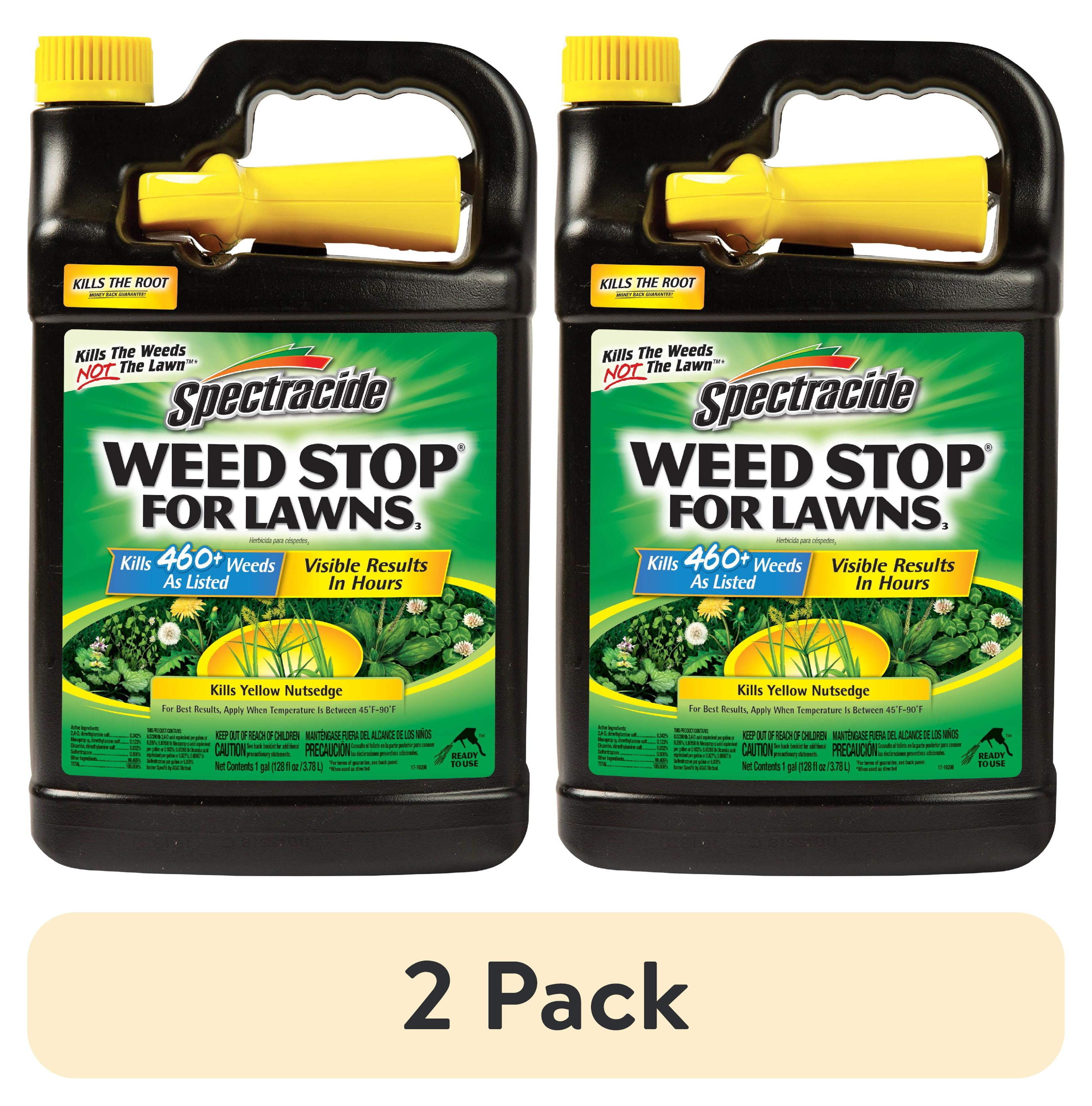 (2 pack) Spectracide Weed Stop for Lawns, Ready-to-Use Formula, 1 ...