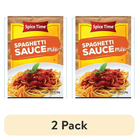 (2 pack) Spice Time Spaghetti Sauce Mix, 1.375 Oz - Walmart.com