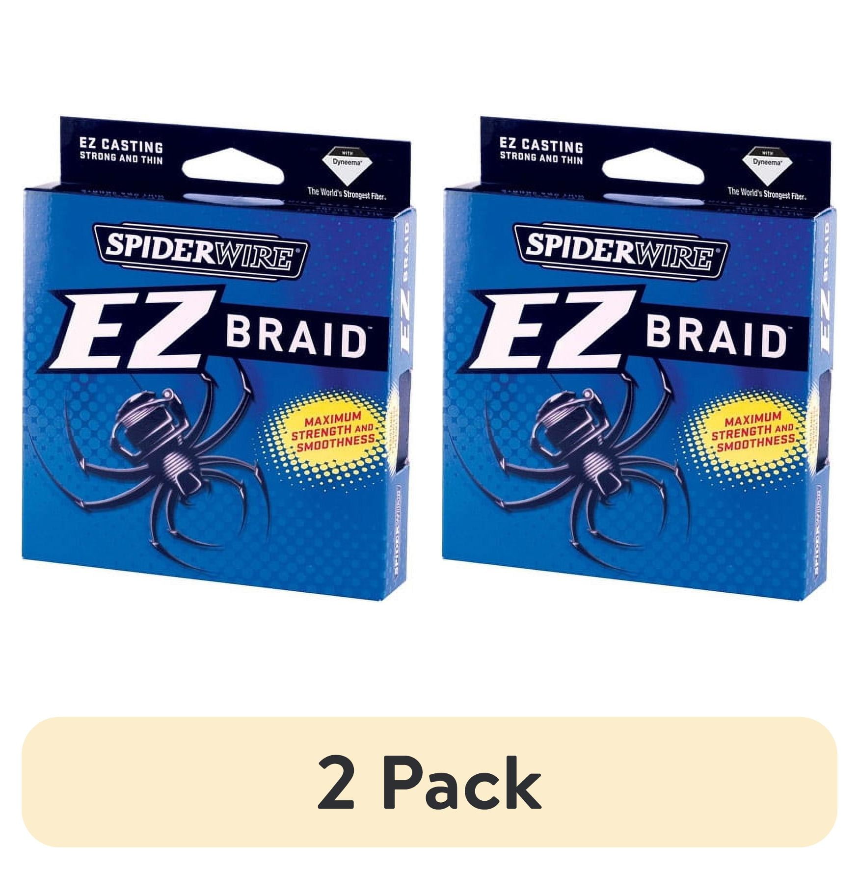 (2 pack) SpiderWire EZ Braid™ Fishing Line, Moss Green, 10 lb Test ...