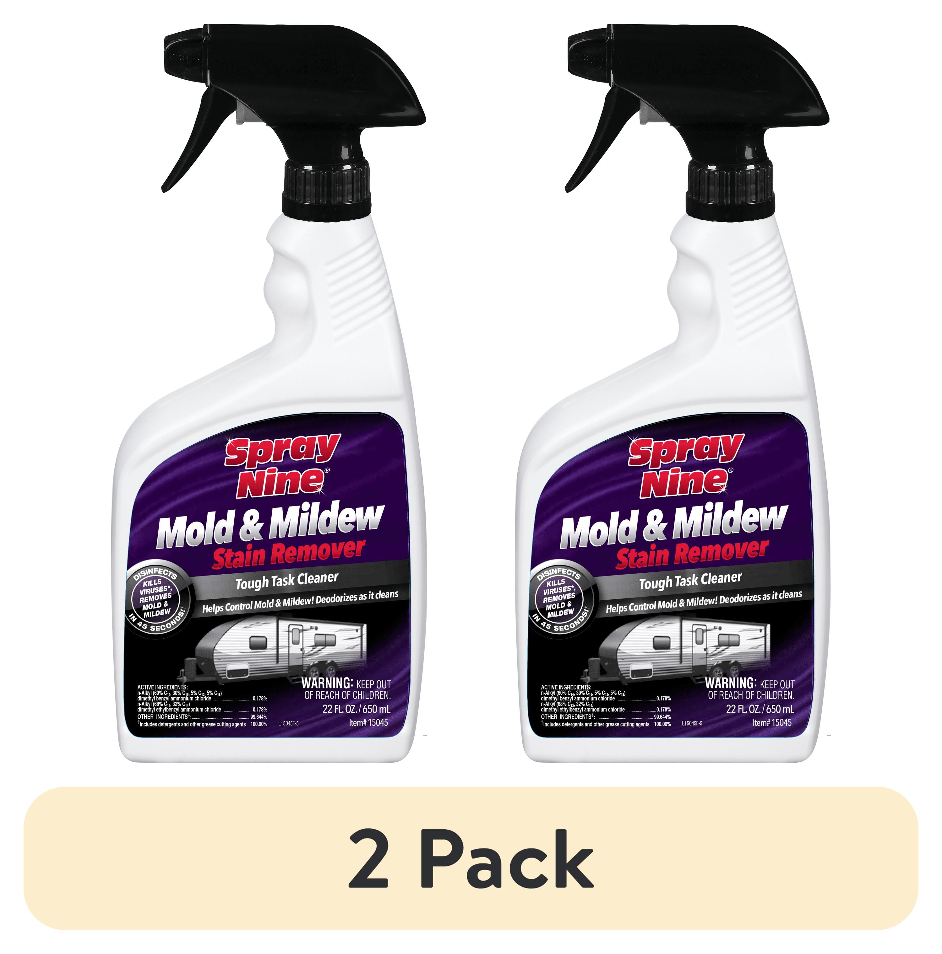 (2 pack) Spray Nine Mold & Mildew Stain Remover for Rv's and Many Other ...