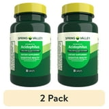 (2 pack) Spring Valley Probiotic Acidophilus Caplets for Digestive ...