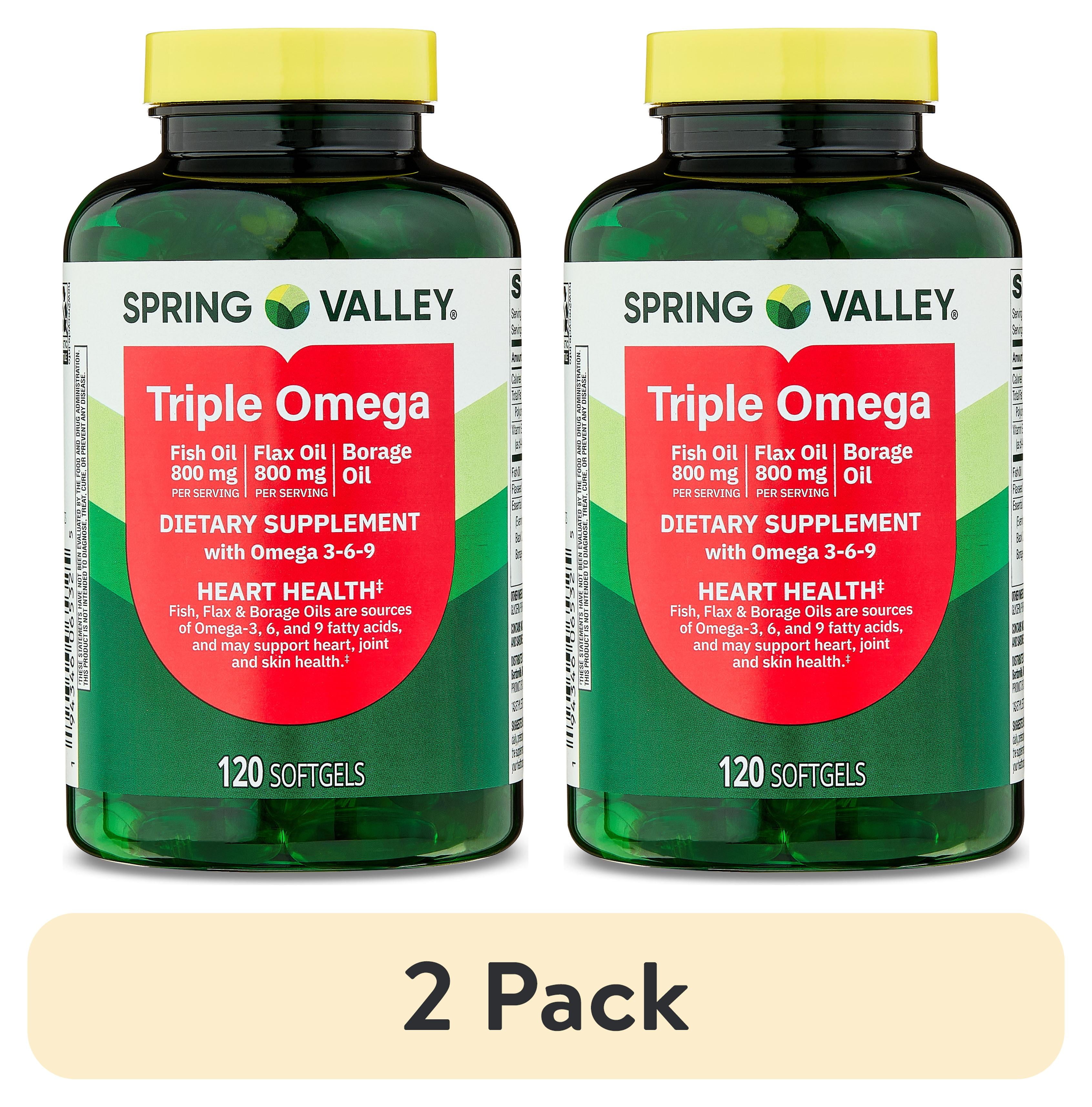 Spring Valley Omega 3-6-9 120 - Immune health for pharmacies - Walmart ...