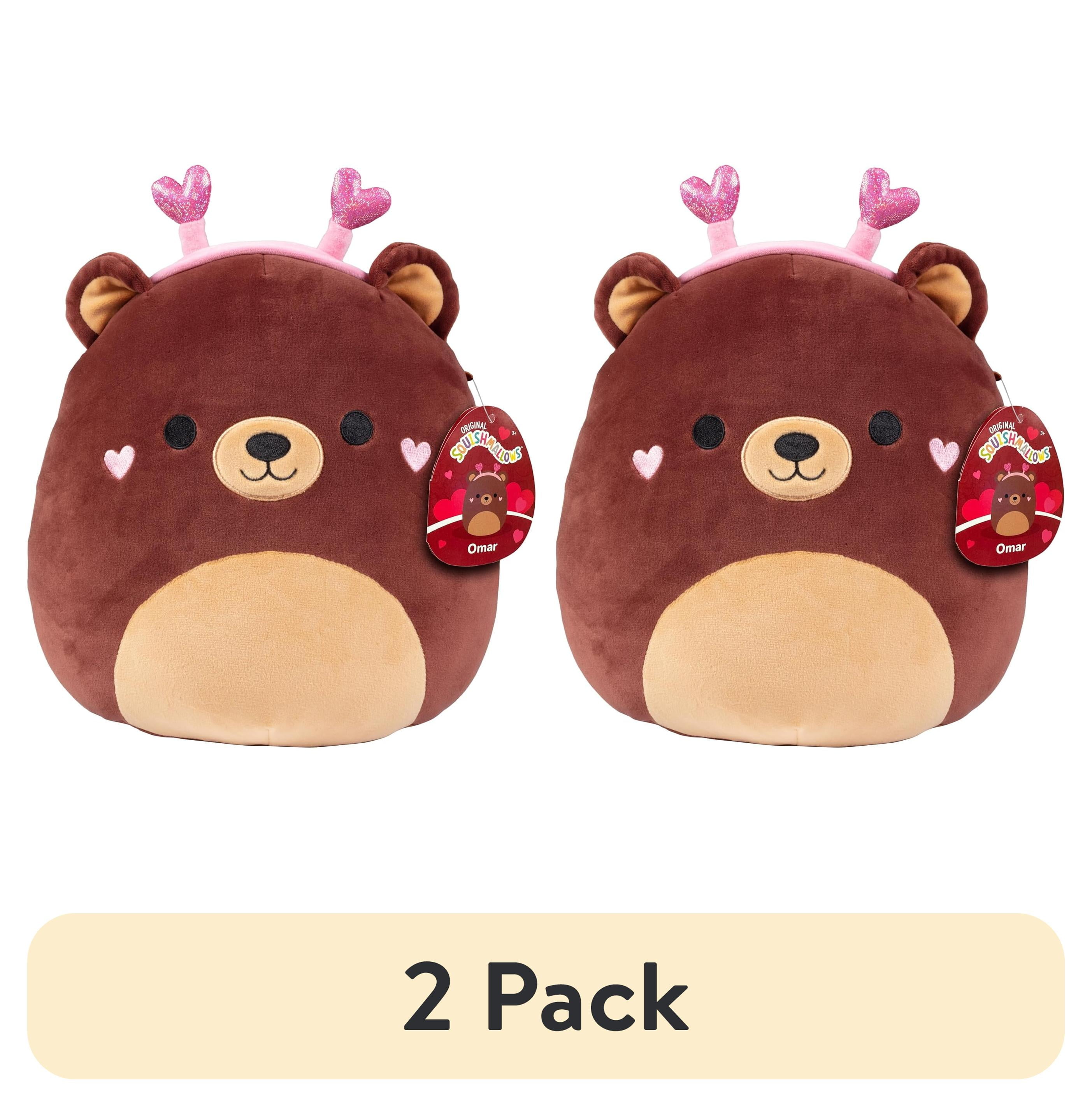 (2 pack) Squishmallows 10" Omar The Bear Plush - Official Jazwares ...