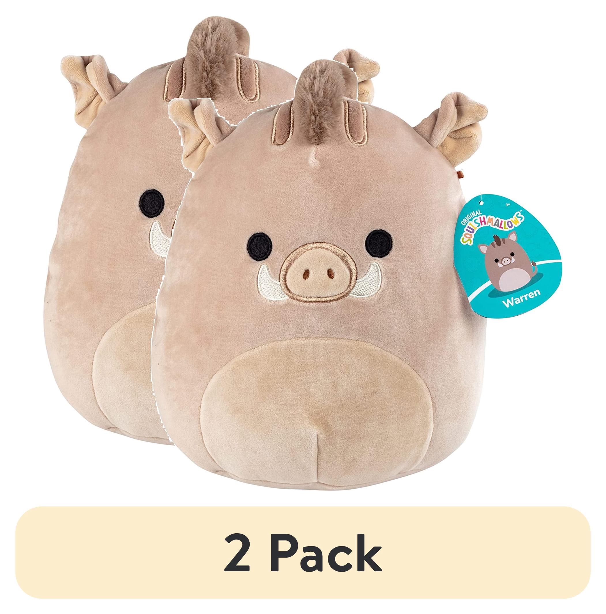 (2 pack) Squishmallows Original 10-Inch Warren The Boar - Official ...