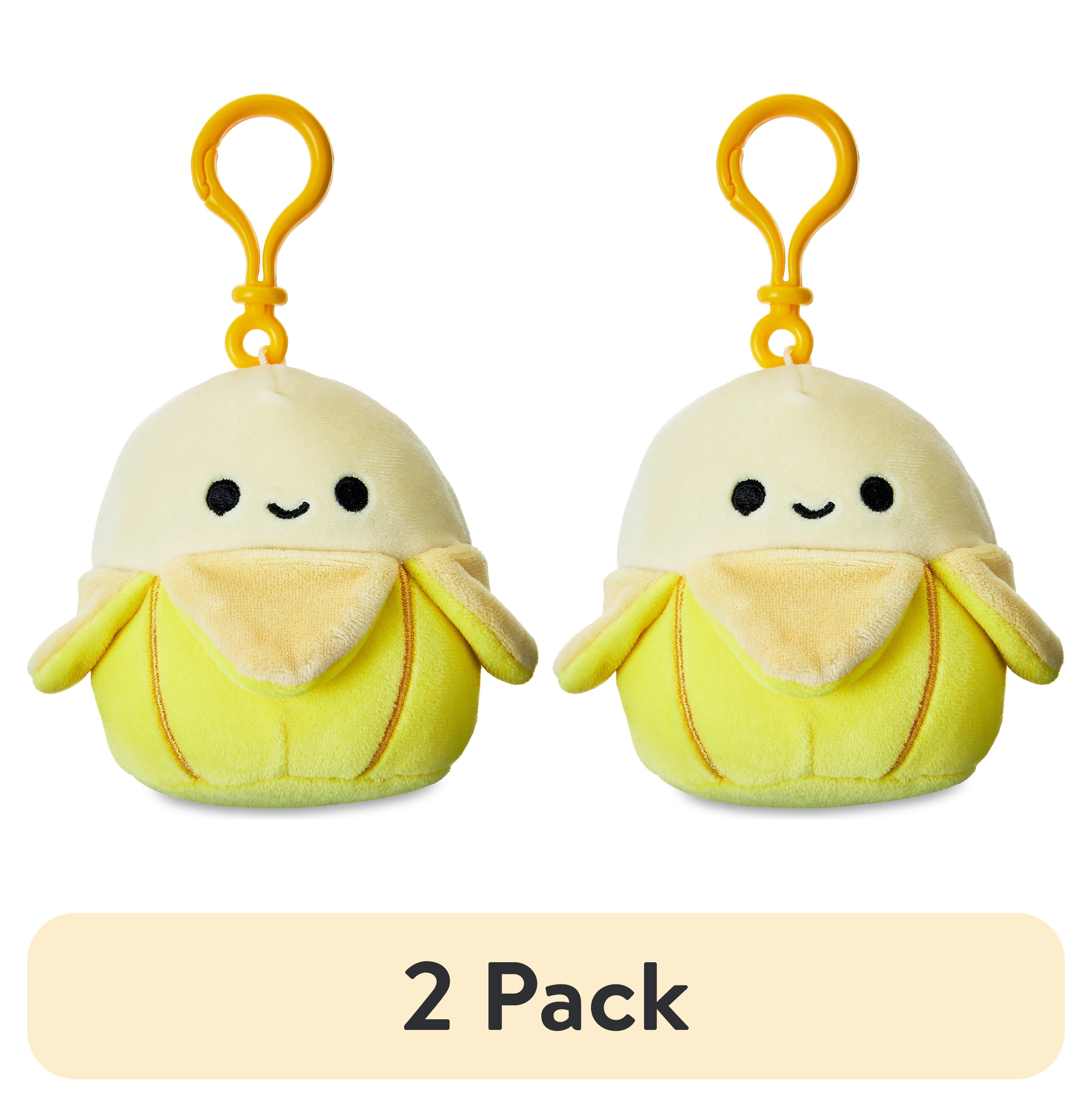 (2 pack) Squishmallows Original 3.5 inch Junie The Yellow Banana - Child's Ultra Soft Stuffed ...