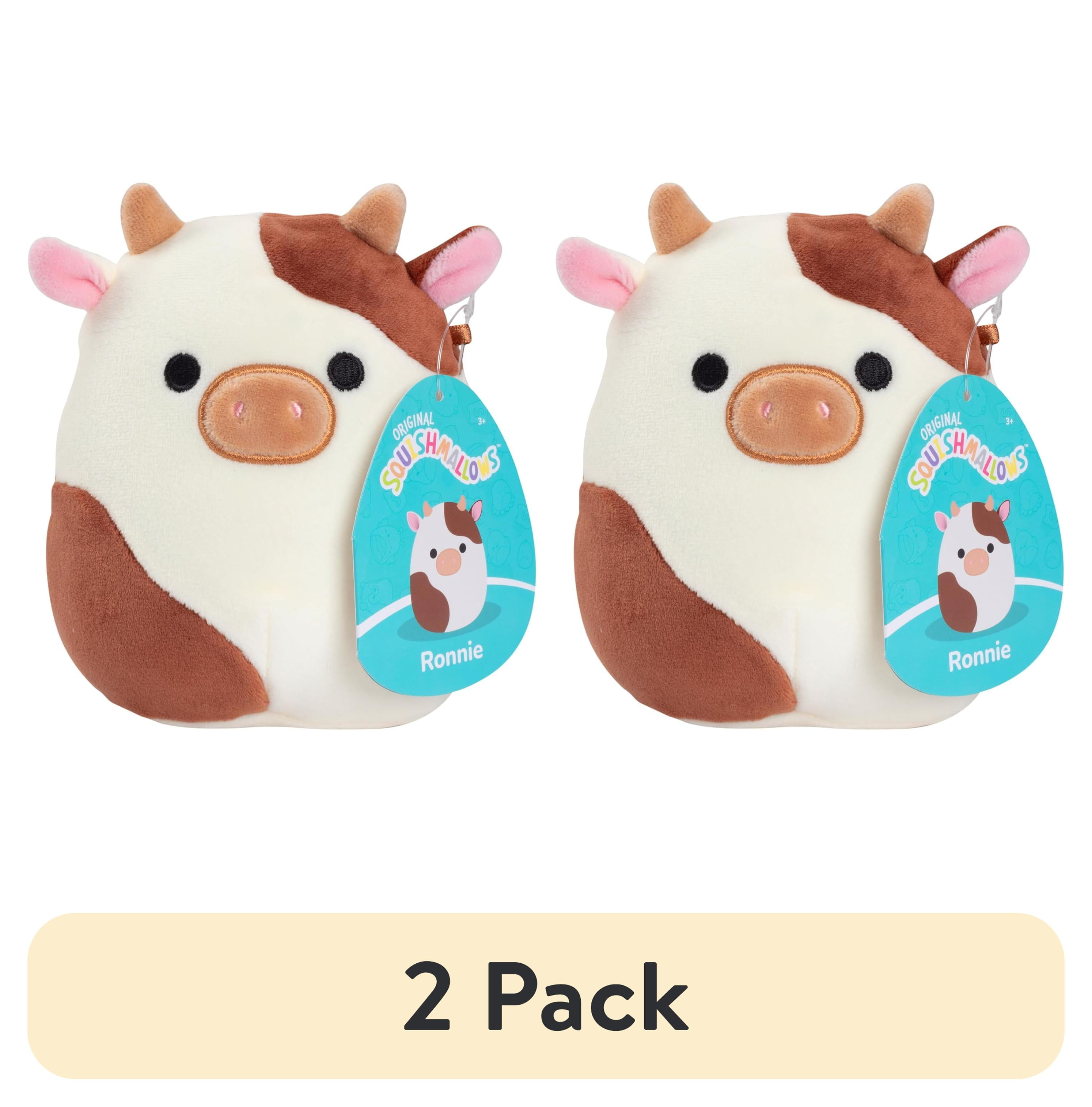 (2 pack) Squishmallows Original 5-Inch Ronnie The Brown Cow - Official ...