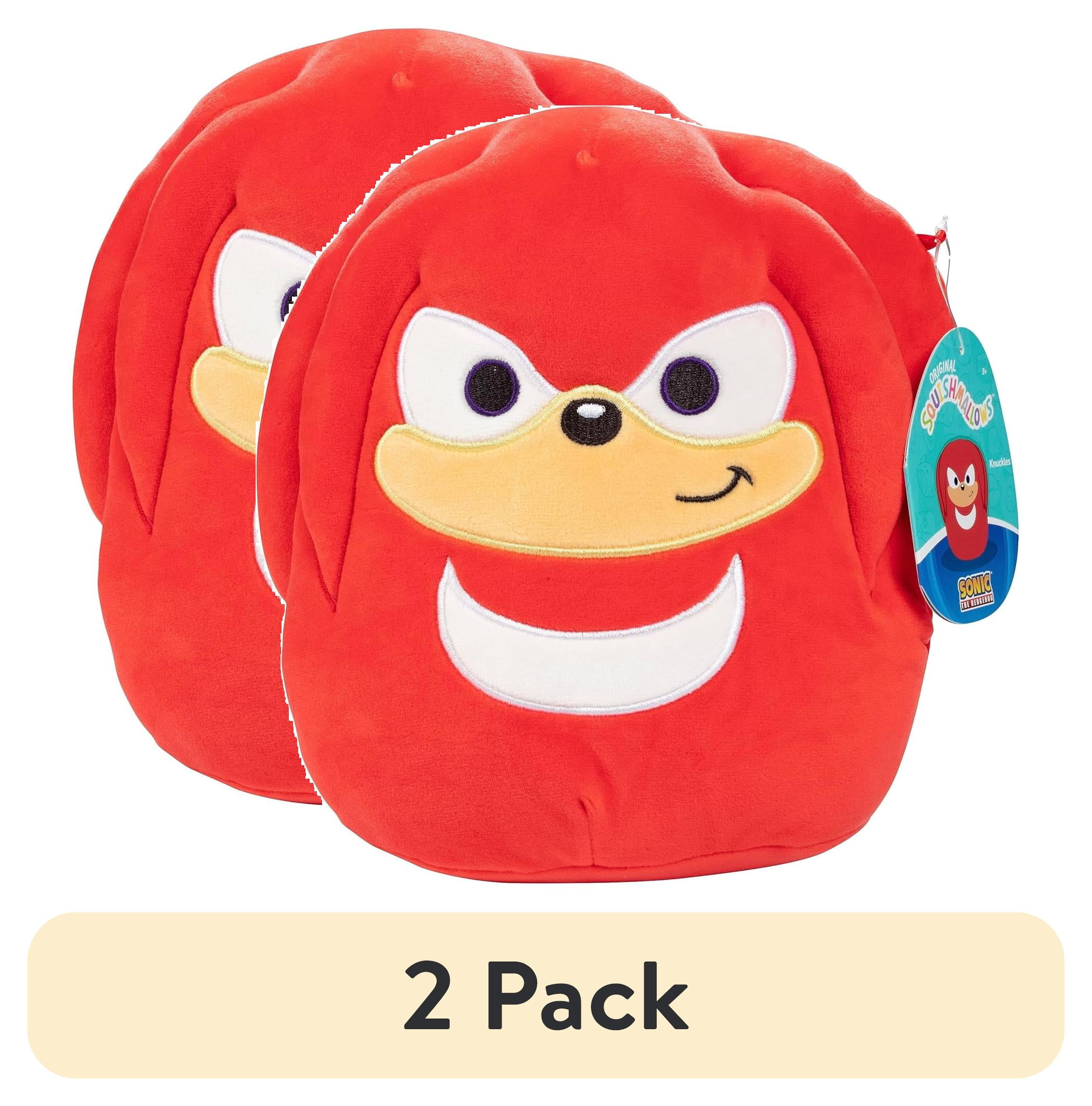 (2 pack) Squishmallows Original 8-Inch Knuckles - Sonic The Hedgehog ...
