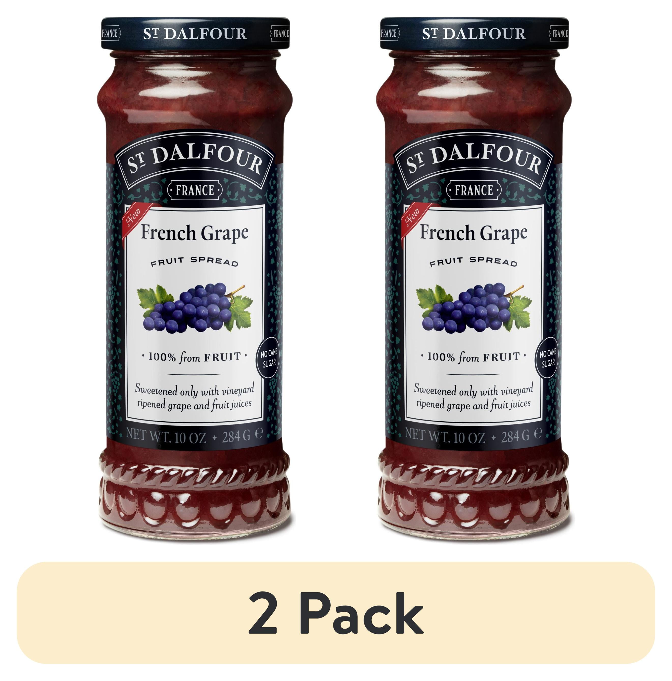 (2 pack) St. Dalfour French Grape Fruit Spread, 100% from Fruit, Vegan ...