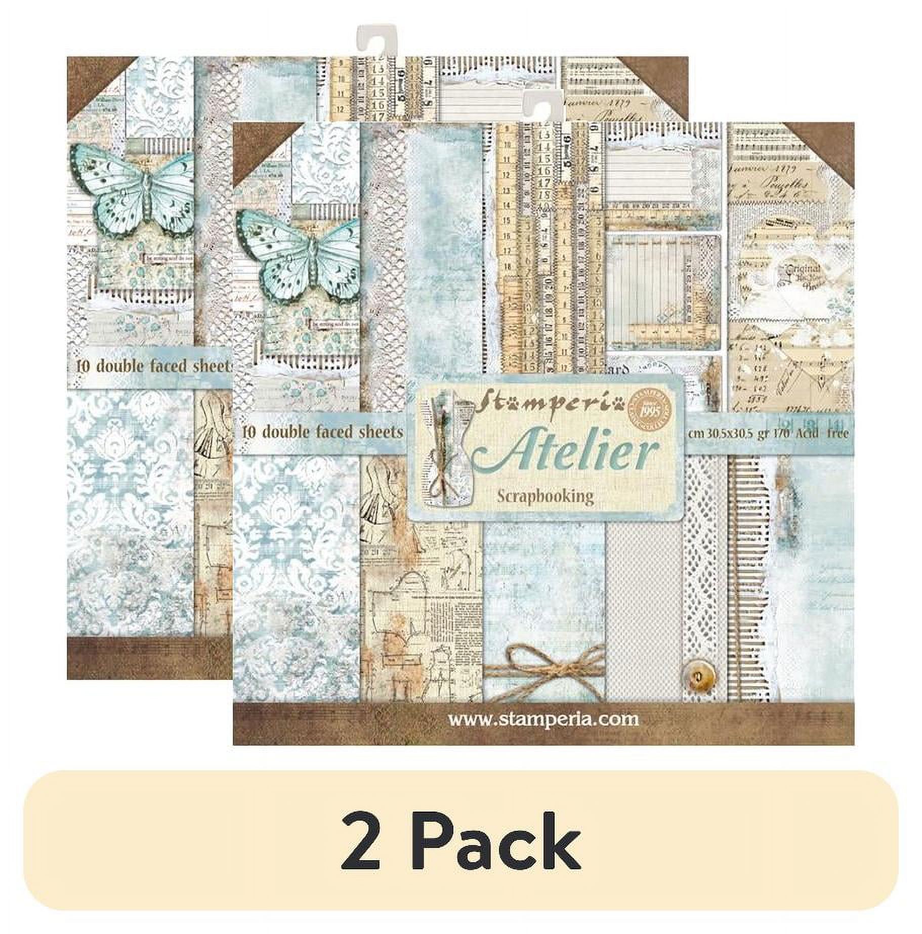 (2 pack) Stamperia International SBBL31 12 x 12 in. Album Scrapbooking ...