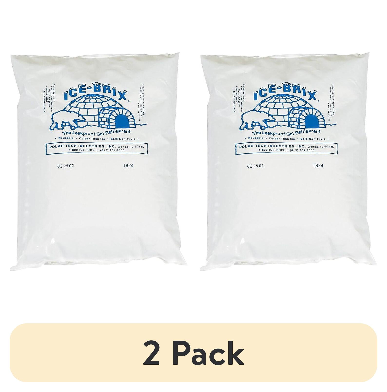 (2 pack) Staples Box Partners Ice-Brix Refrigerant Cold Packs IB8BPD ...