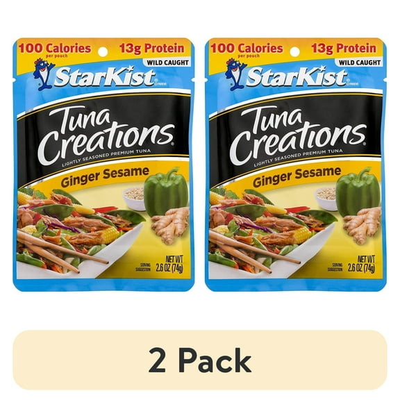 StarKist Tuna Variety Pack of 10 Flavors Lightly Marinated Chunk Light ...