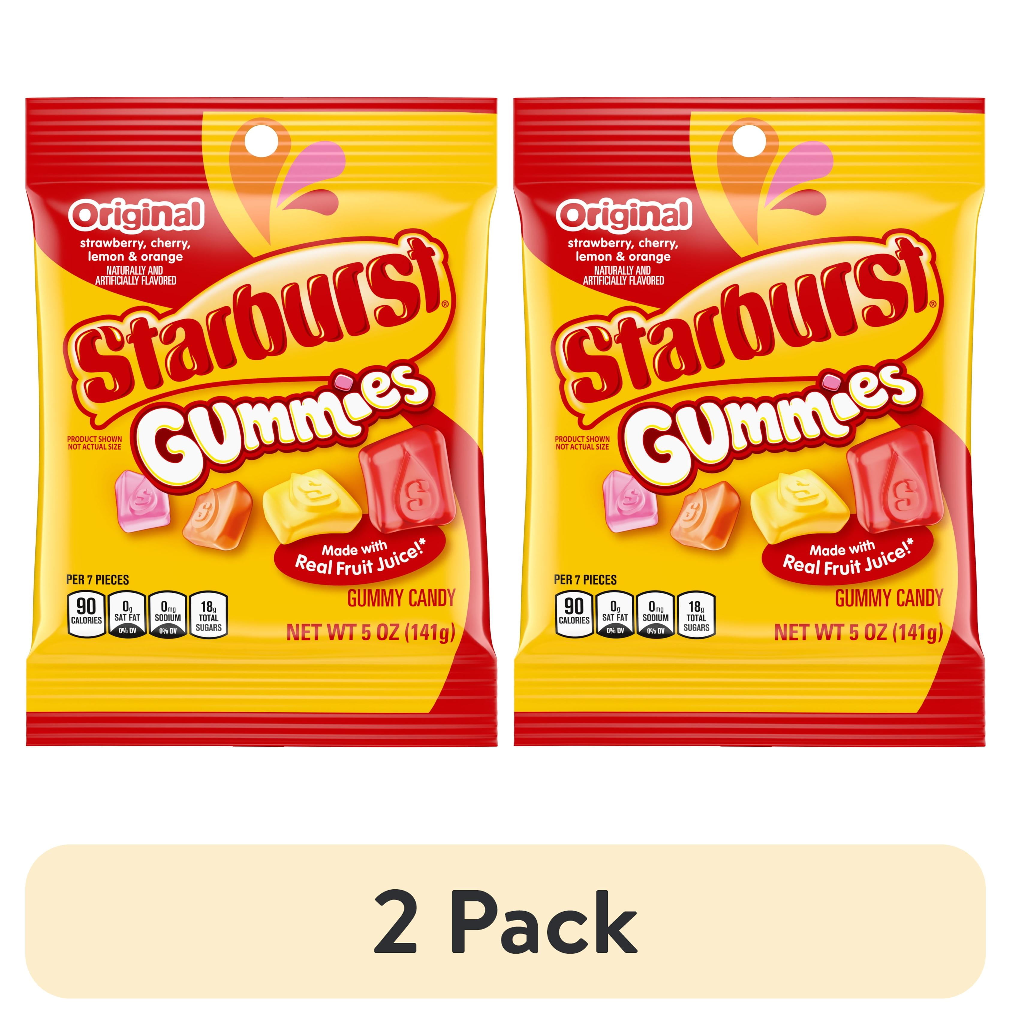 (2 pack) Starburst Gummies Original Gummy Candy - 5 oz Bag - Walmart.com