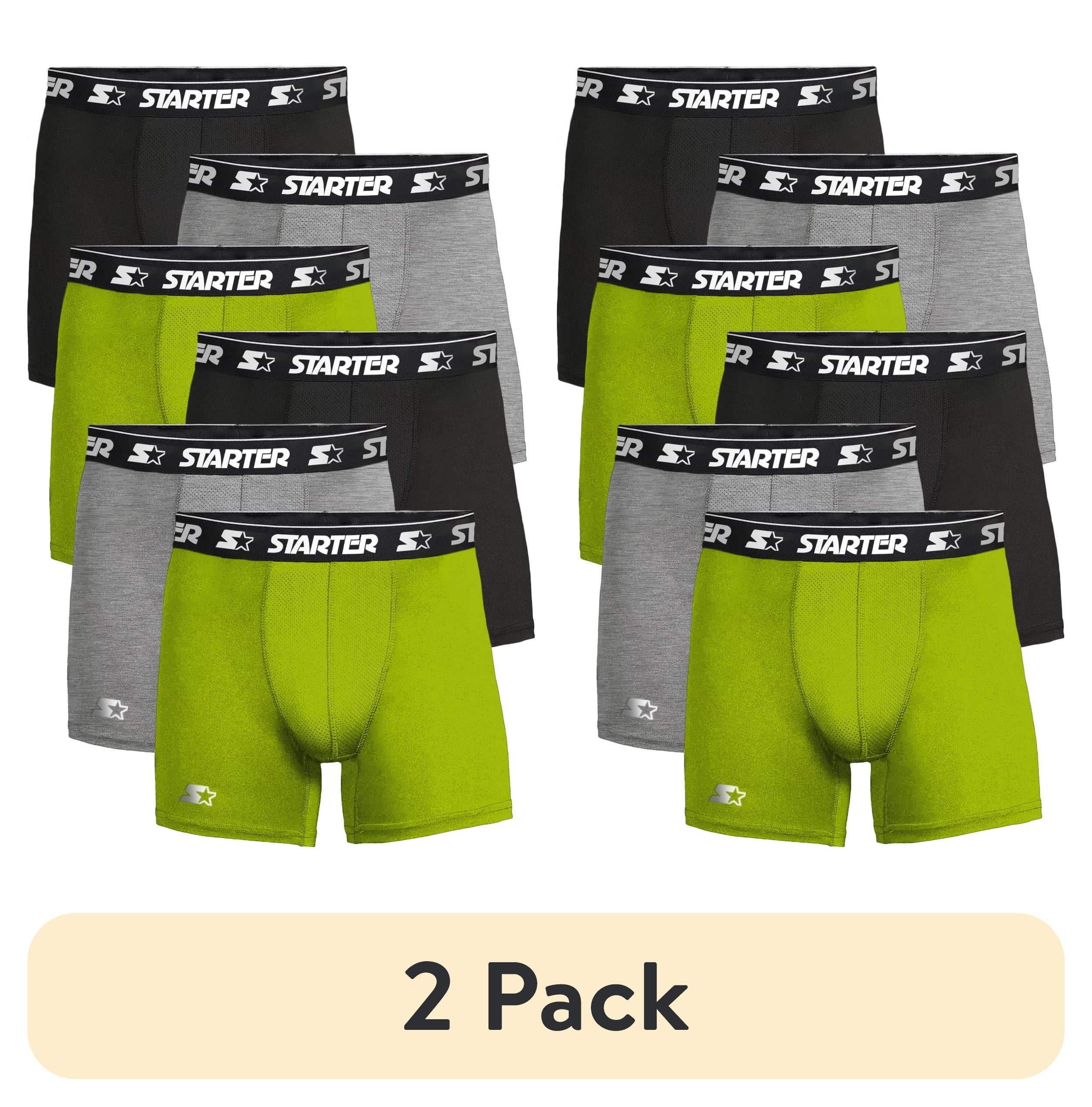 (2 pack) Starter Men’s and Big Men’s Active Performance Boxer Briefs, 6 ...