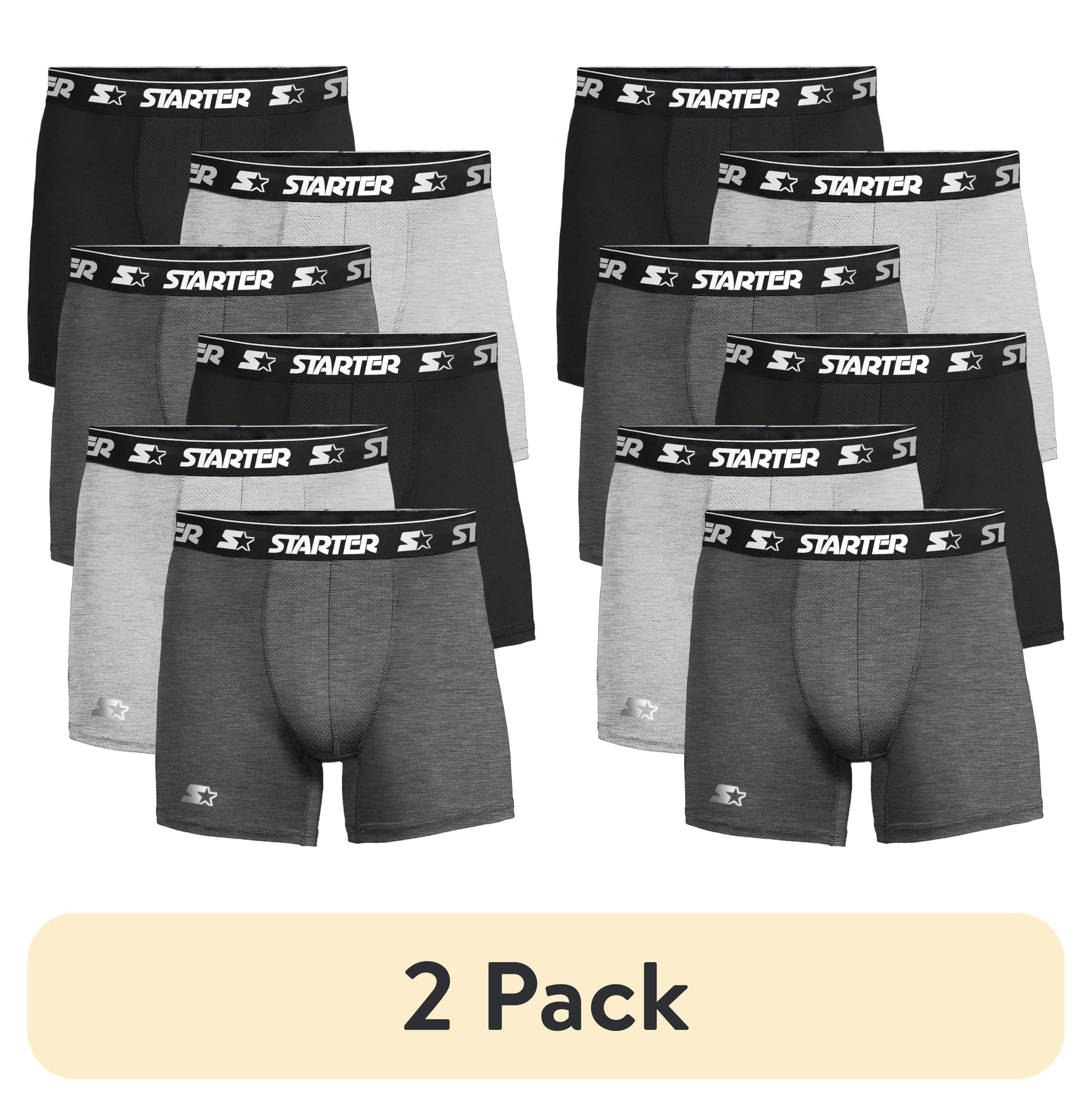 (2 pack) Starter Men’s and Big Men’s Active Performance Boxer Briefs, 6 ...