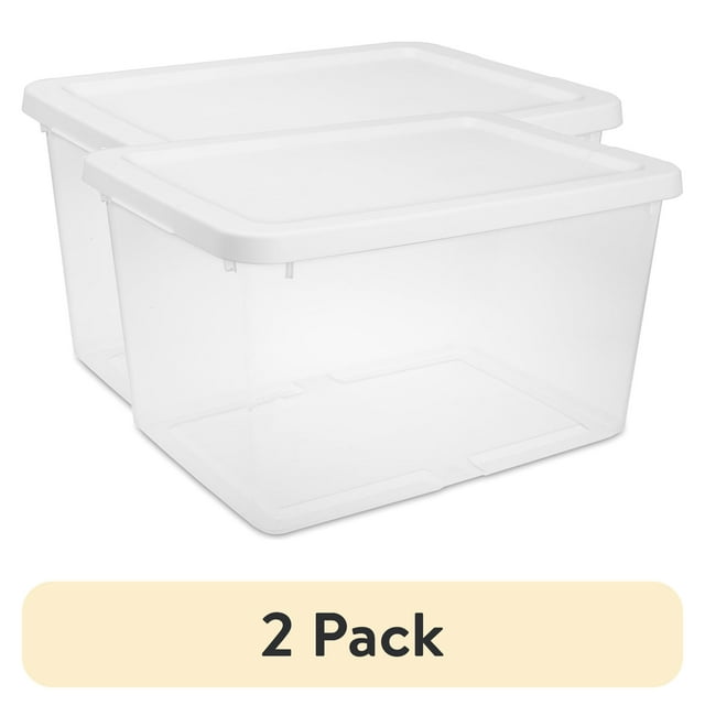 Sterilite Small Bin 20Q | Plastic storage bins for home - Walmart ...