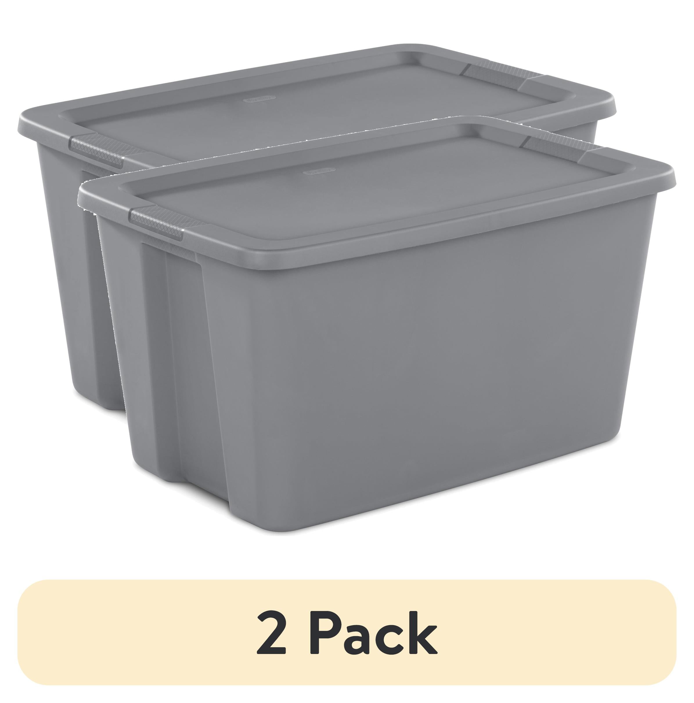 (2 pack) Sterilite Extra Large Storage Bin, 30 Gallon Plastic Storage ...