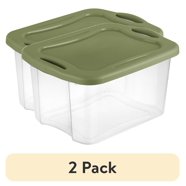 Sterilite, 66 Quart Clear Storage Bin, Latch Lid Storage Container ...