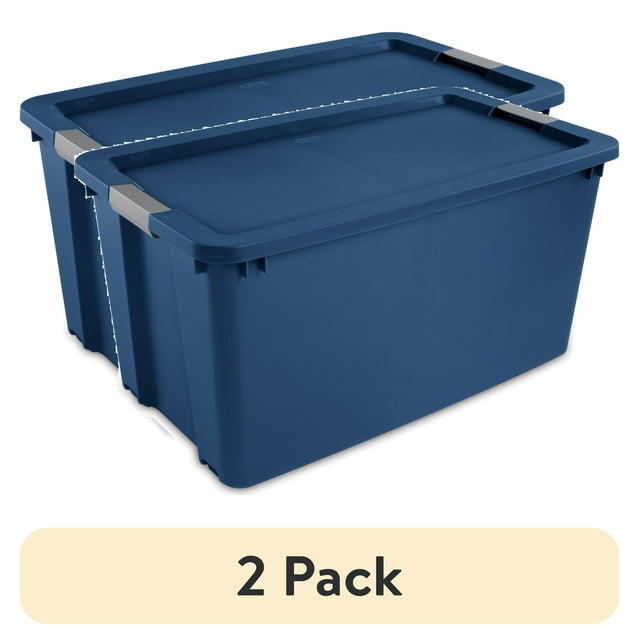 (2 pack) Sterilite Extra Large Storage Bin, 45 Gallon Plastic Storage ...