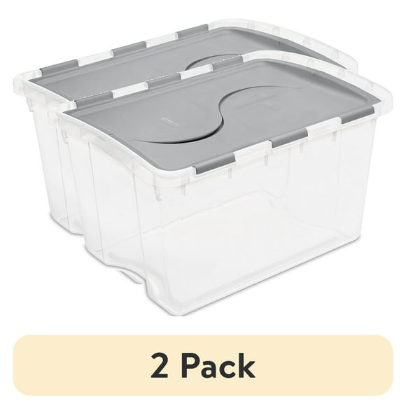 Storage Boxes Hinged Lid