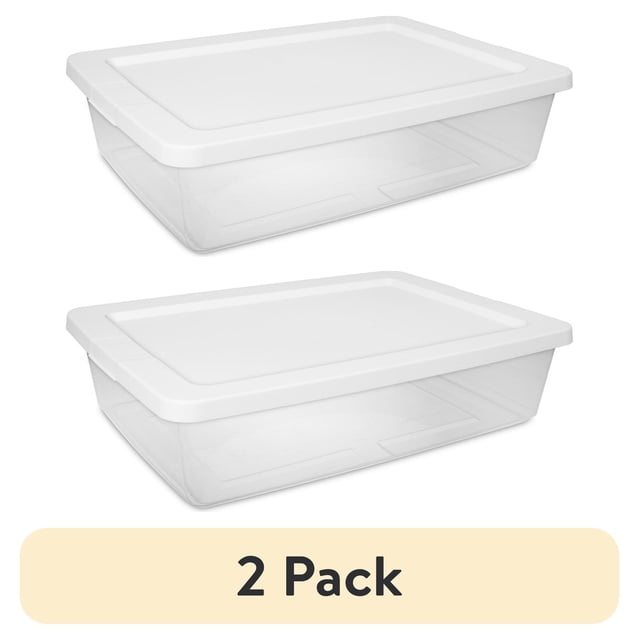 Sterilite 2pk Storage Bin | Boxes for facility management - Walmart ...