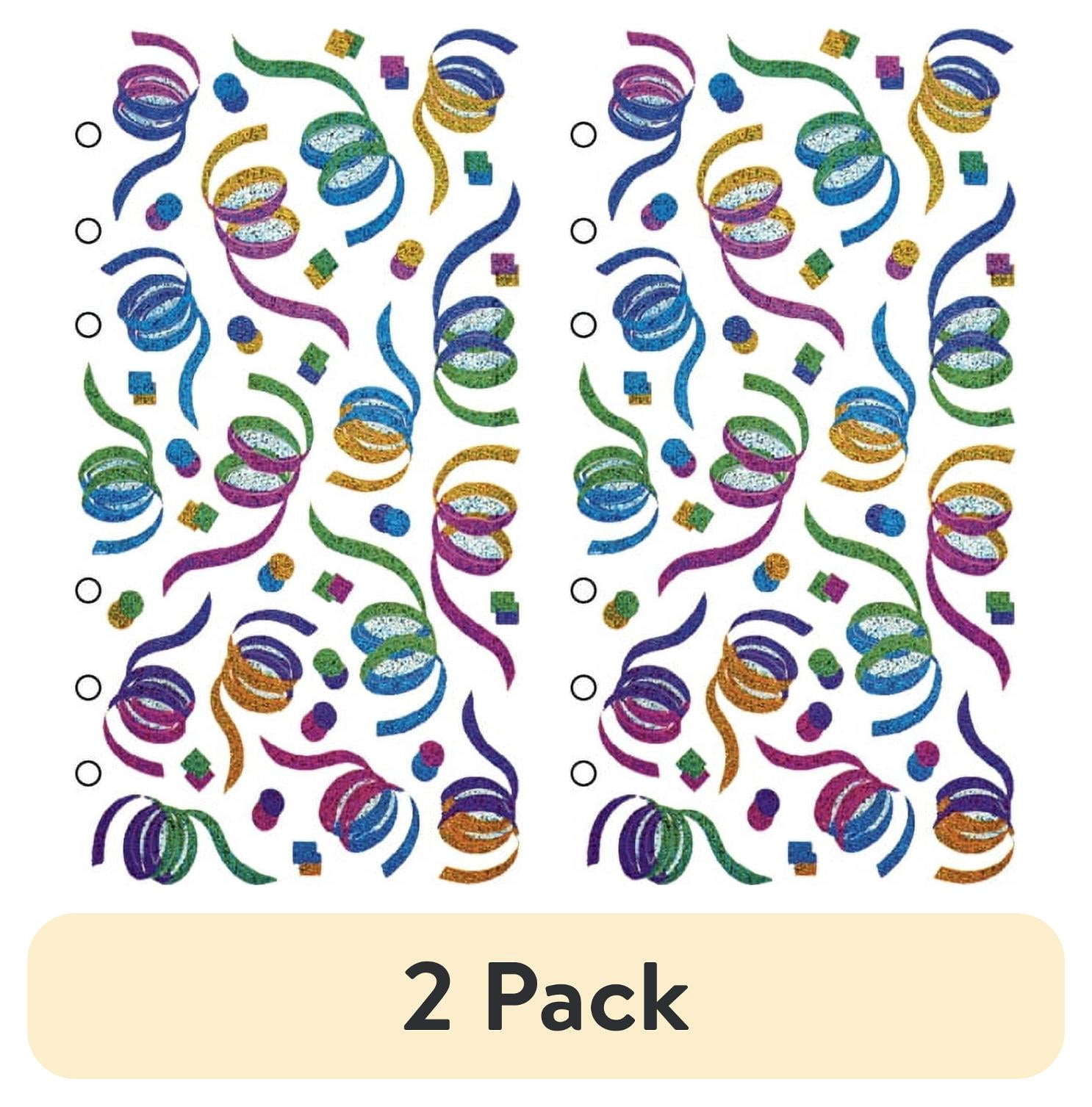 (2 pack) Sticko Stickers-Confetti - Walmart.com
