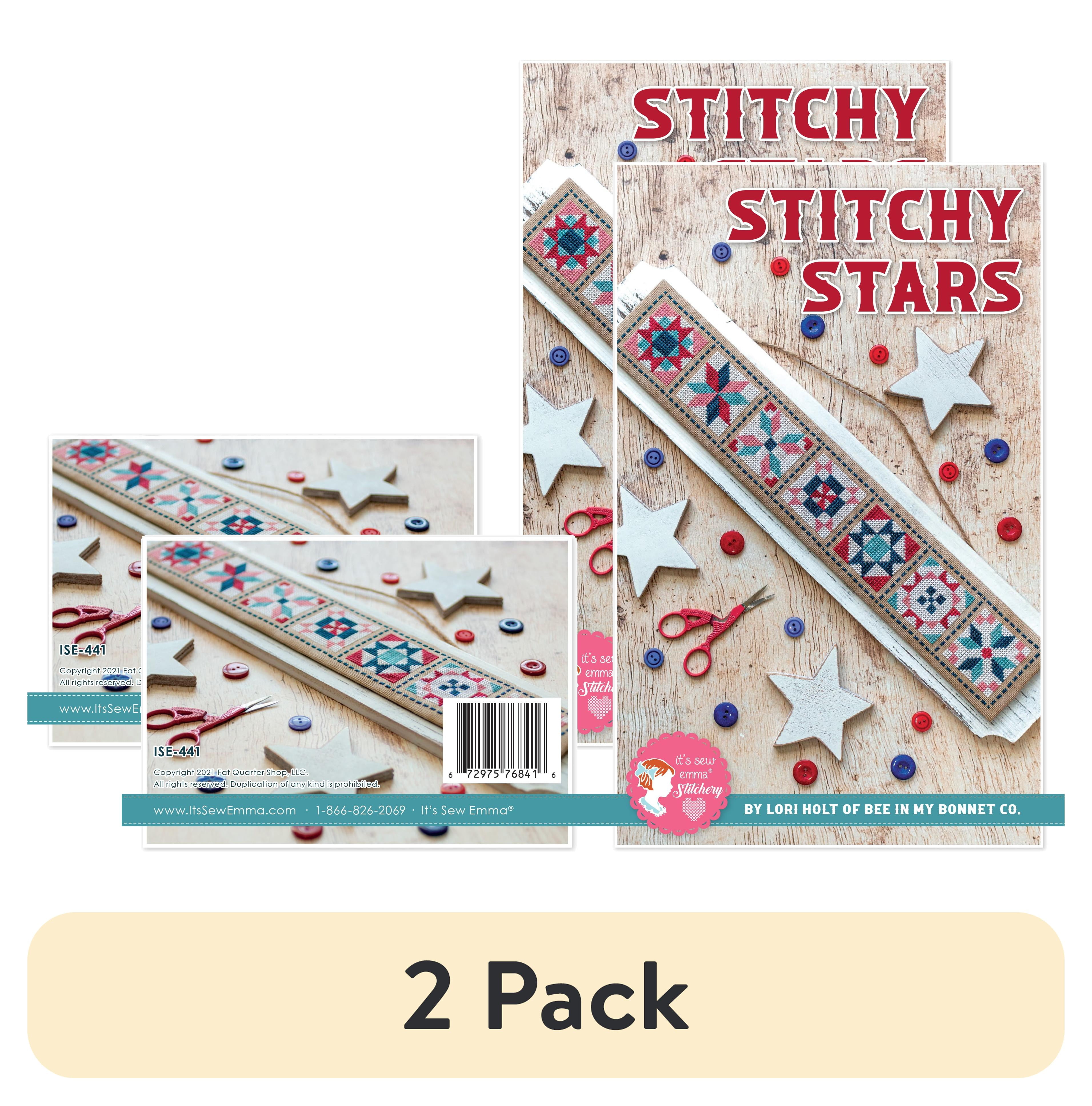 (2 pack) Stitchy Stars Cross Stitch Pattern by Its Sew Emma - Walmart.com