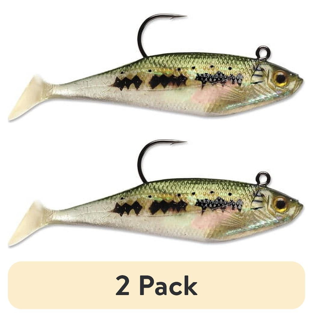 (2 pack) Storm WildEye Swim Shad 3" Fishing Lure 1/4oz Baby Bass 3pcs ...